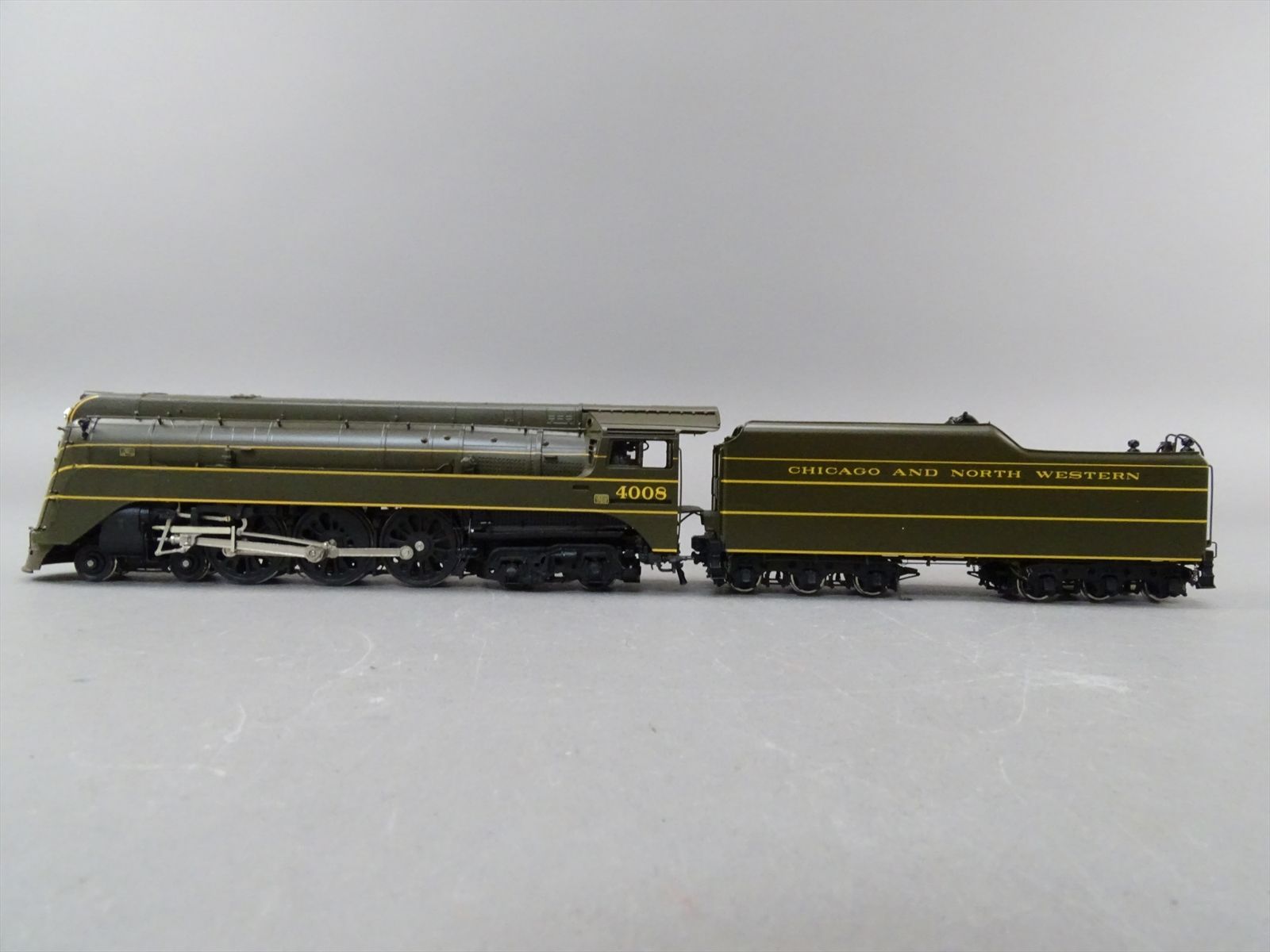 HO Brass Model - CIL 2270.1 C&NW Chicago & Northwestern 4-6-4 E-4 #4008 - Coal / Streamlined - F ...