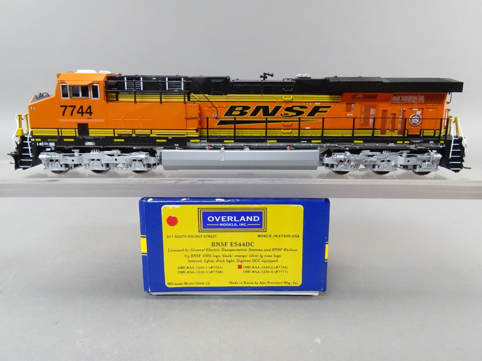 HO Brass Model - OMI AA-1230-2 BNSF Burlington Northern Santa Fe ES44DC ...