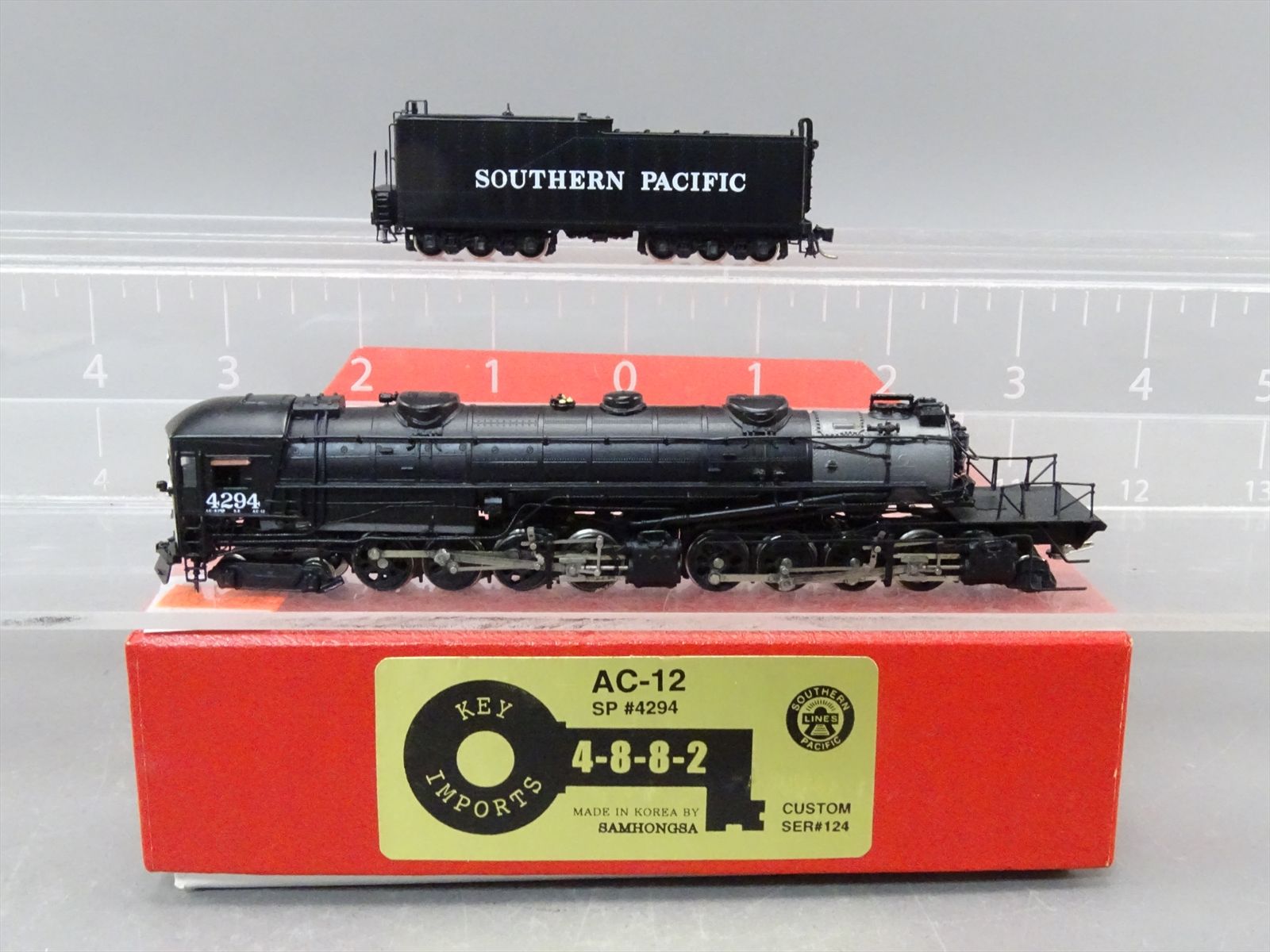 N Brass Model - Key CS#124 SP Southern Pacific AC-12 4-8-8-2 #4294 - F/P - Samhongsa
