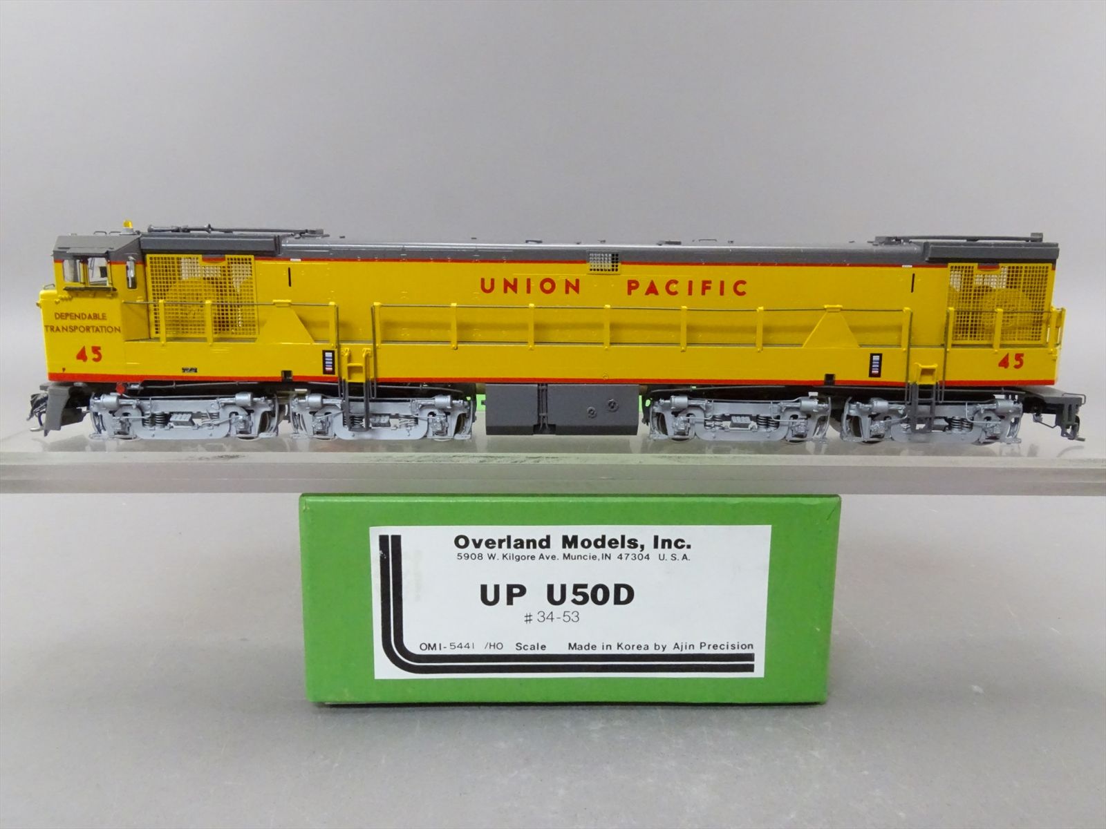HO Brass Model - OMI 5441 UP Union Pacific U50D #45 - Pro Paint - 1992 ...