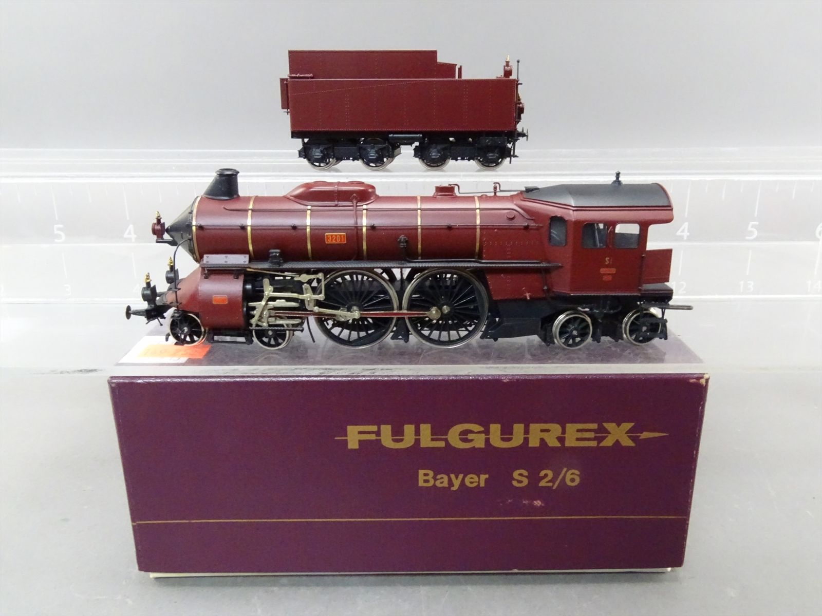 HO Brass Model - Fulgurex K.Bay.Sts.B. Bayer S2/6 Steam Locomotive 4-4 ...