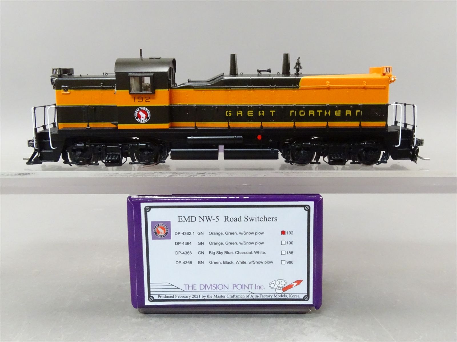 HO Brass Model - DP 4362.1 GN Great Northern EMD NW-5 Road Switcher ...