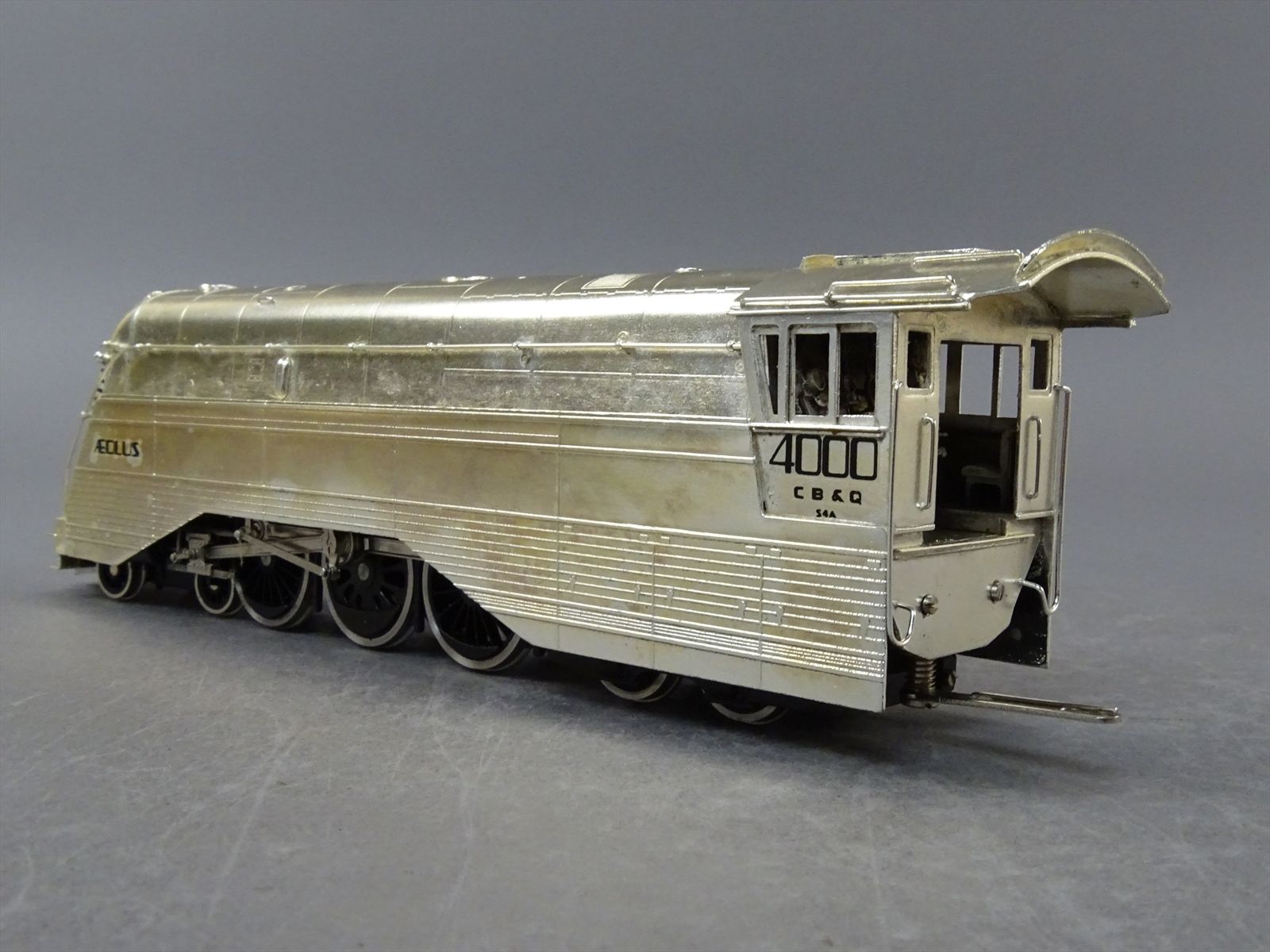 HO Brass Model - NPP CB&Q Burlington Aeolus 4-6-4 S-4A Streamlined ...