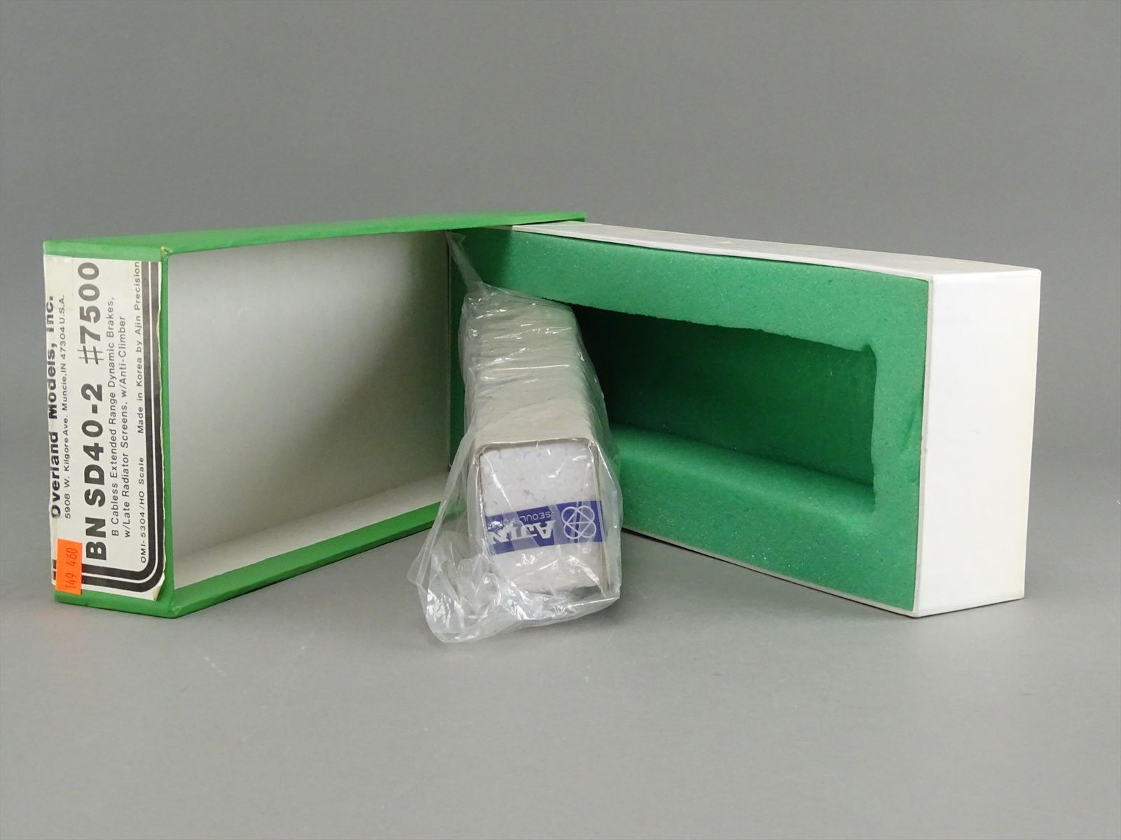 HO Brass Model - OMI 5304 BN Burlington Northern SD40-2B #7500 Cabless ...