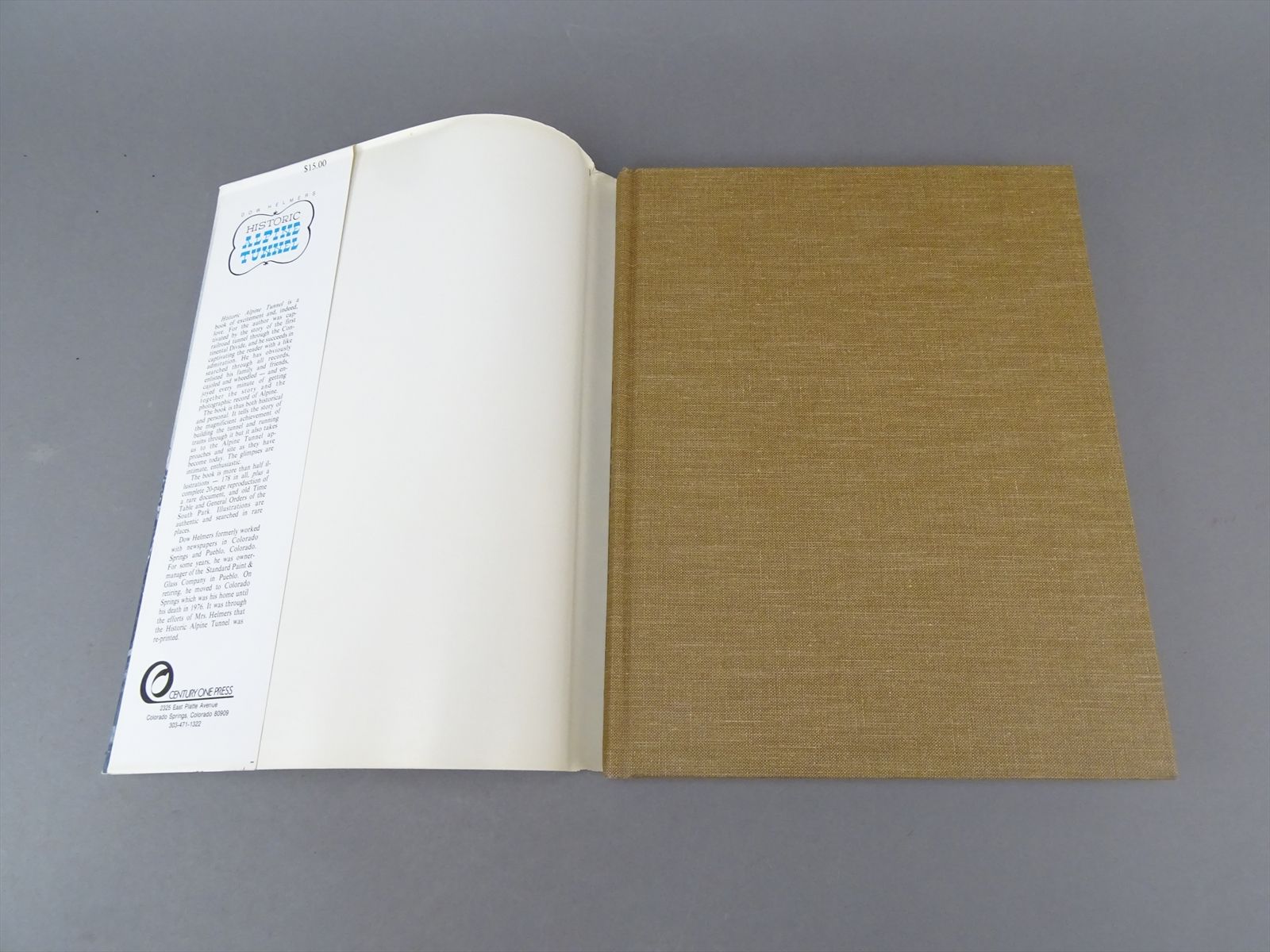 Railroad Book - Historic Alpine Tunnel - Dow Helmers - 208 pages