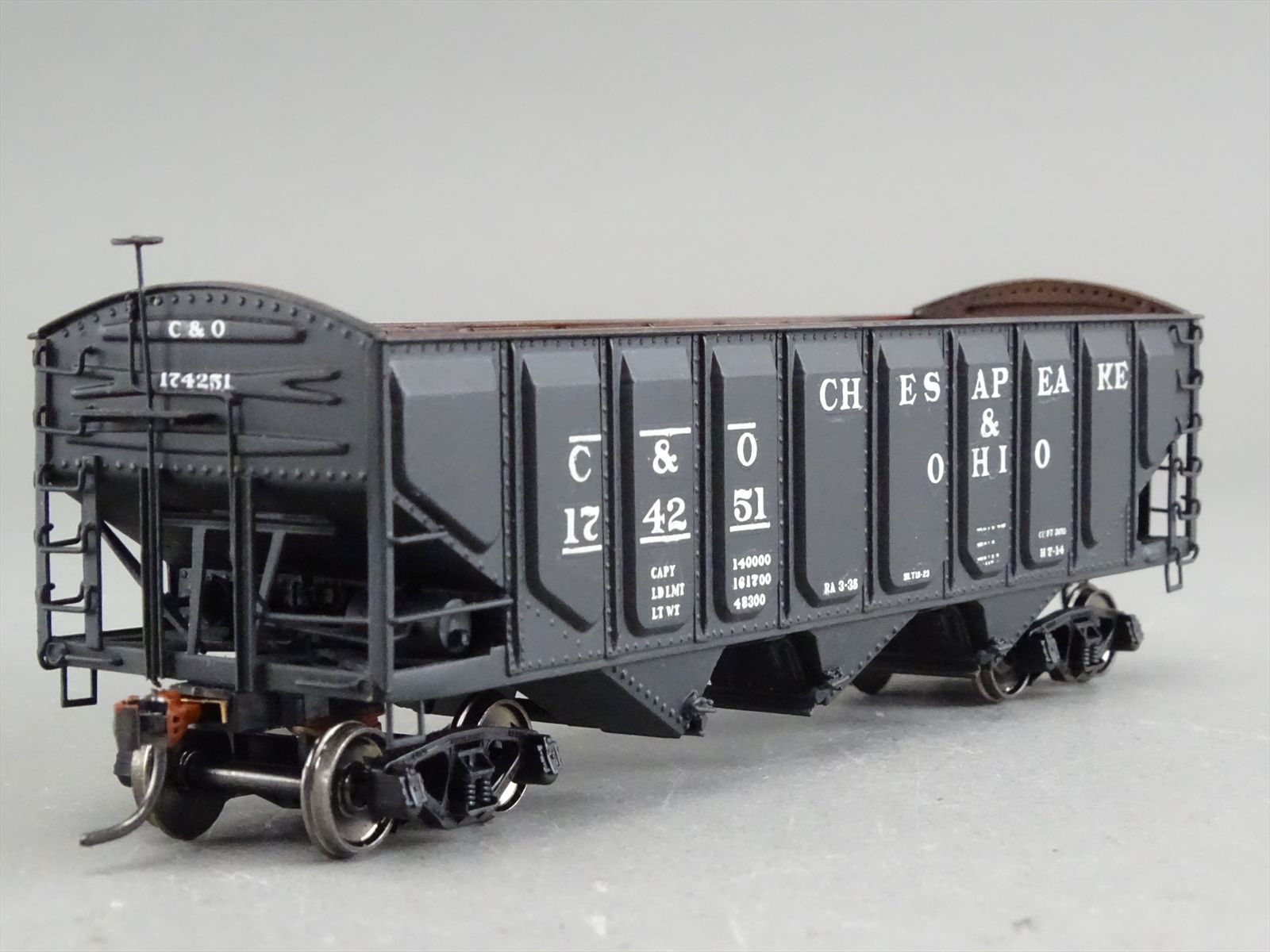 HO Brass Model - OMI 1308 C&O Chesapeake & Ohio Triple Hopper #174251 ...