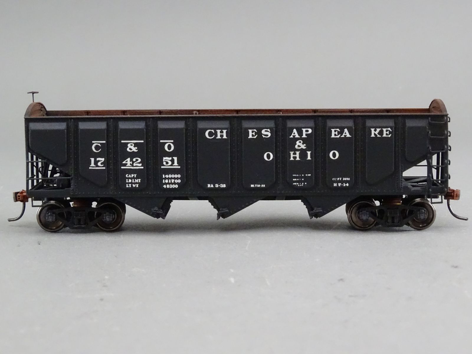 HO Brass Model - OMI 1308 C&O Chesapeake & Ohio Triple Hopper #174251 ...