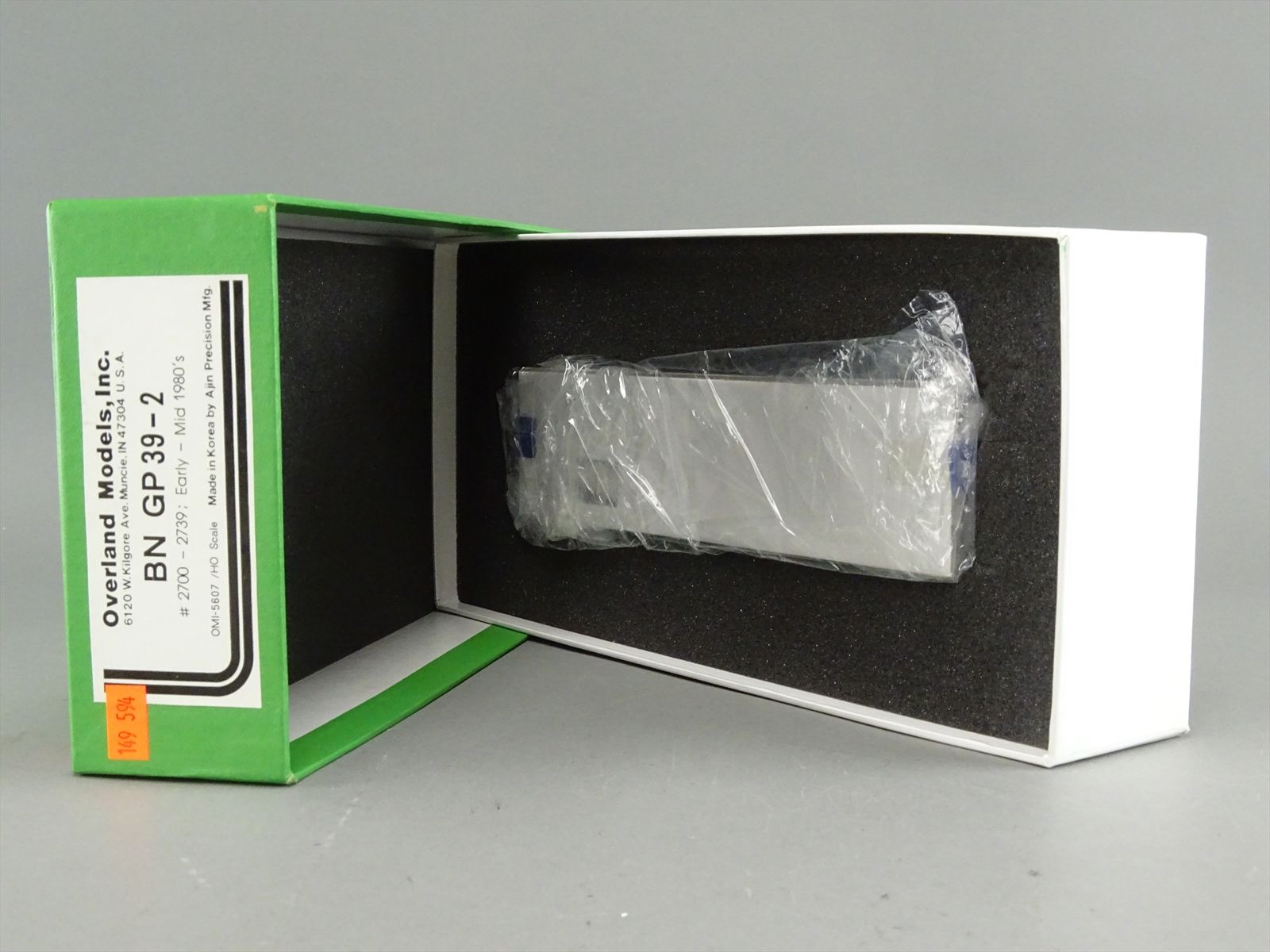 HO Brass Model - OMI 5607 BN Burlington Northern GP39-2 Early-Mid 1980 ...