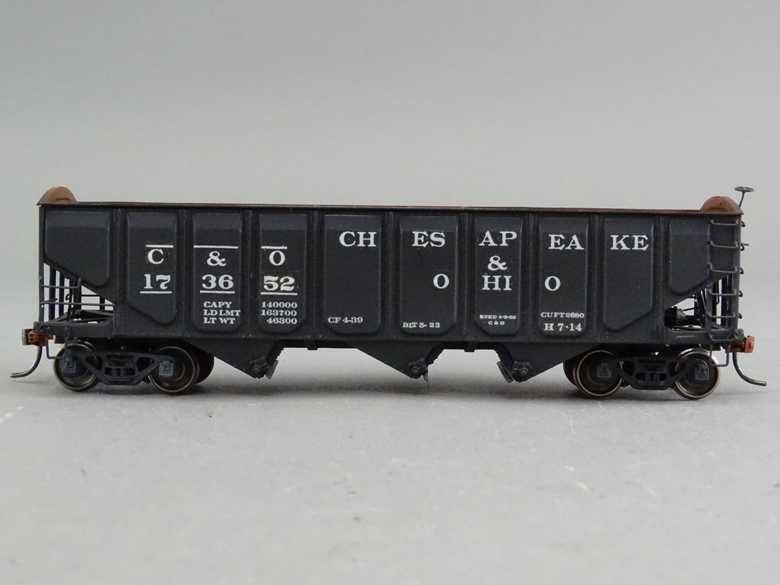 HO Brass Model - OMI 1308 C&O Chesapeake & Ohio Triple Hopper #173652 ...