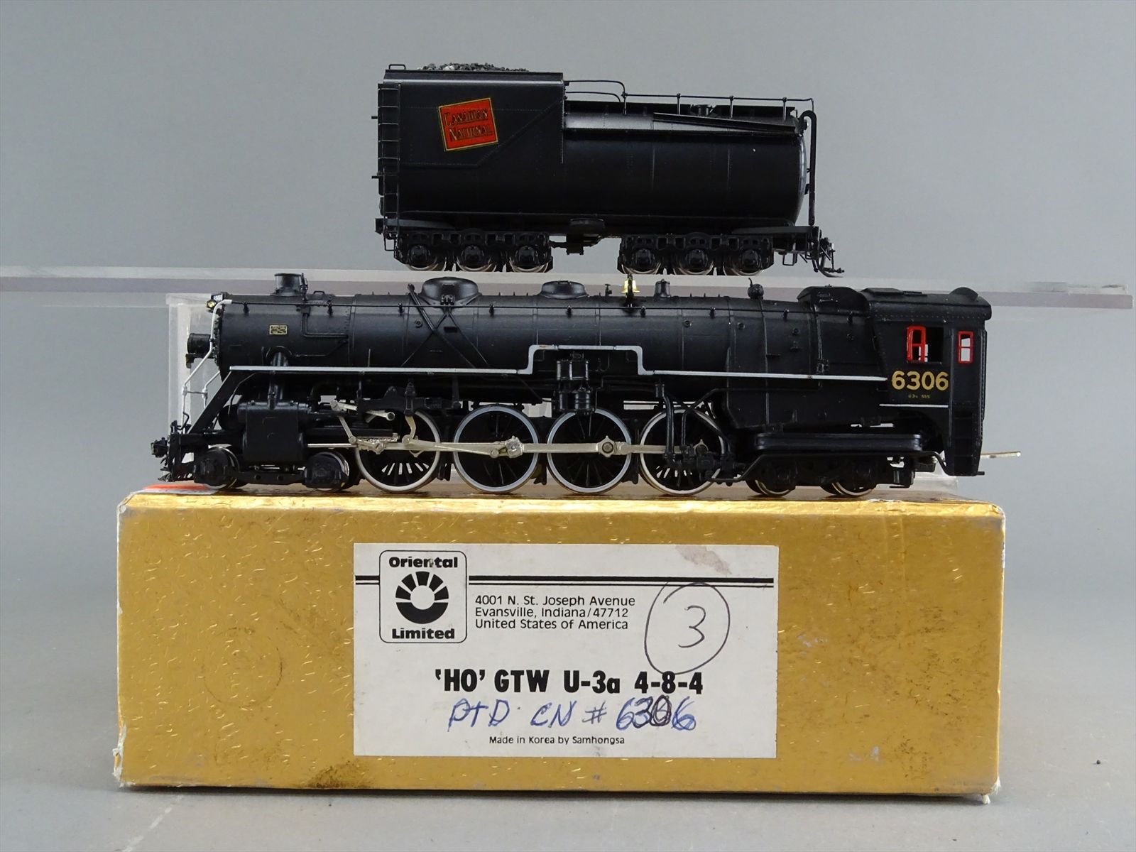 HO Brass Model - Oriental 0049 GTW as CN CNR Canadian National U-3a 4-8 ...