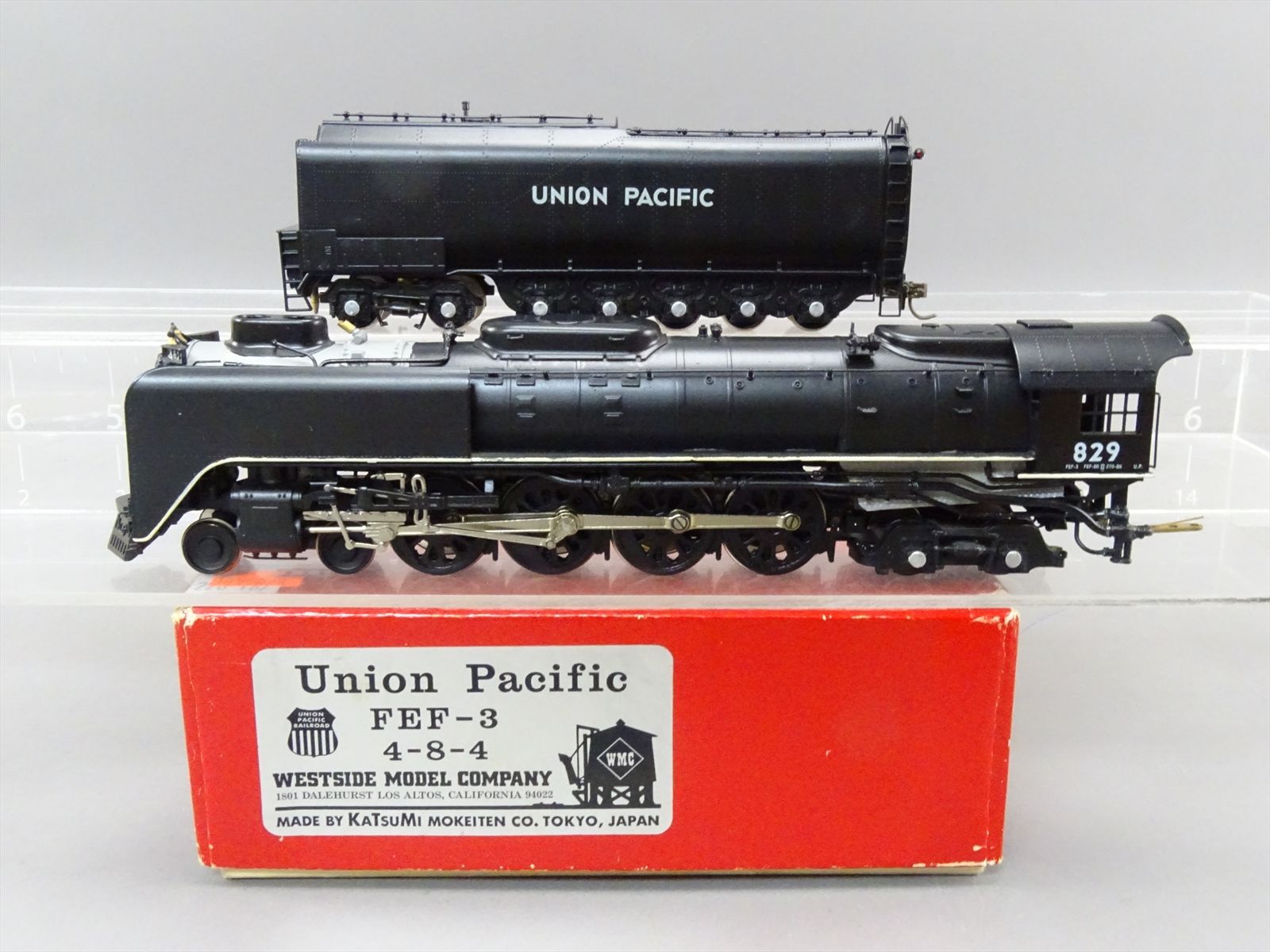 HO Brass Model - WMC UP Union Pacific 4-8-4 FEF-3 #829 - Fair Custom ...