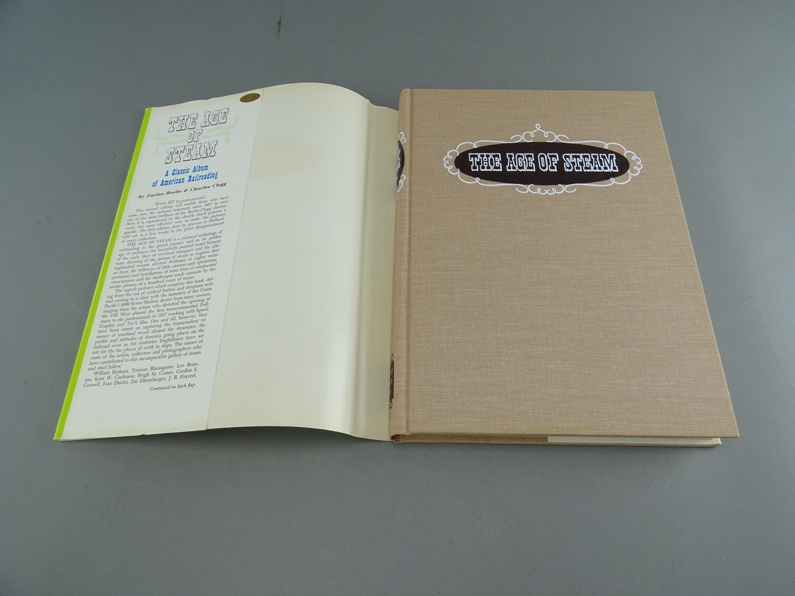 Railroad Book - The Age of Steam - Beebe & Clegg - 304 pages