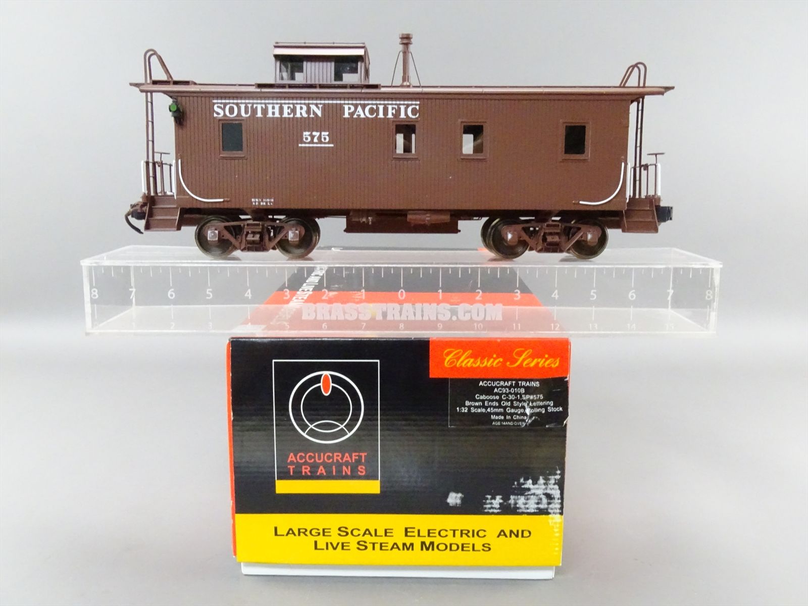 G 1:32 Brass Model - ACC Accucraft AC93-010B SP Southern Pacific C-30-1 ...