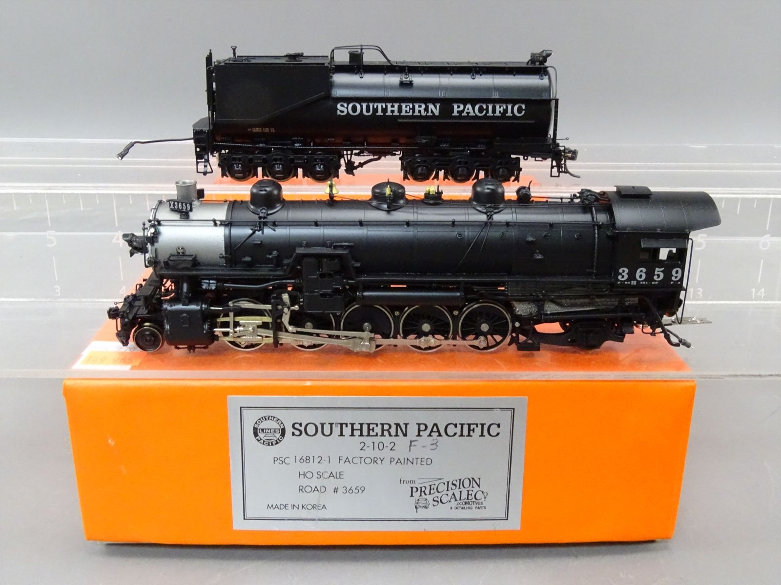 HO Brass Model - PSC 16812-1 SP Southern Pacific 2-10-2 Santa Fe #3659 ...