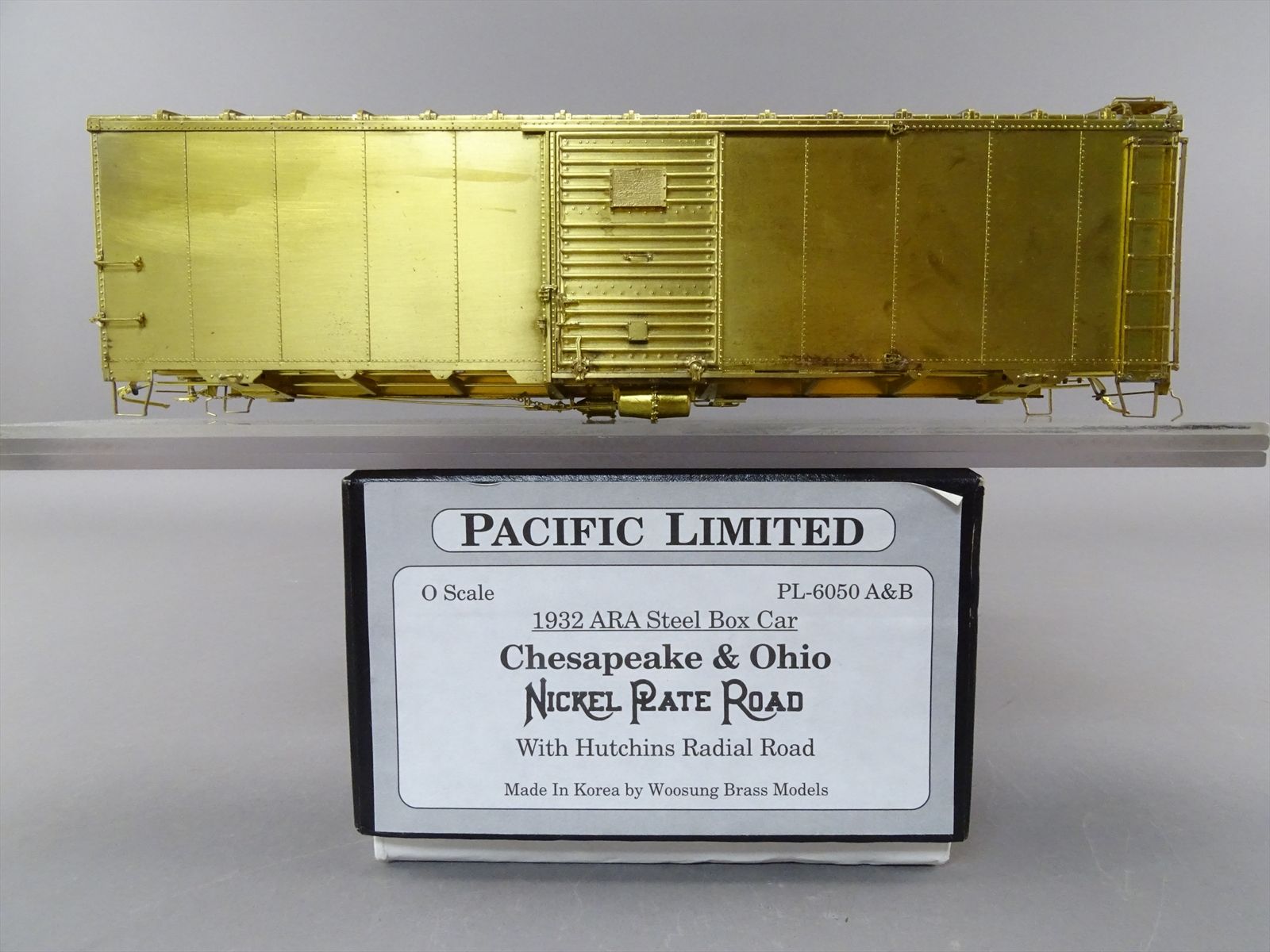 O Brass Model - Pacific Limited PL-6050 C&O / NKP Box Car - Unpainted ...