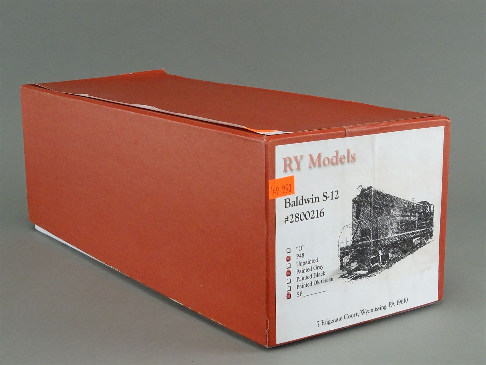 O P:48 Proto48 Brass Model - RYM 2800216 Rich Yoder SP Southern Pacific ...