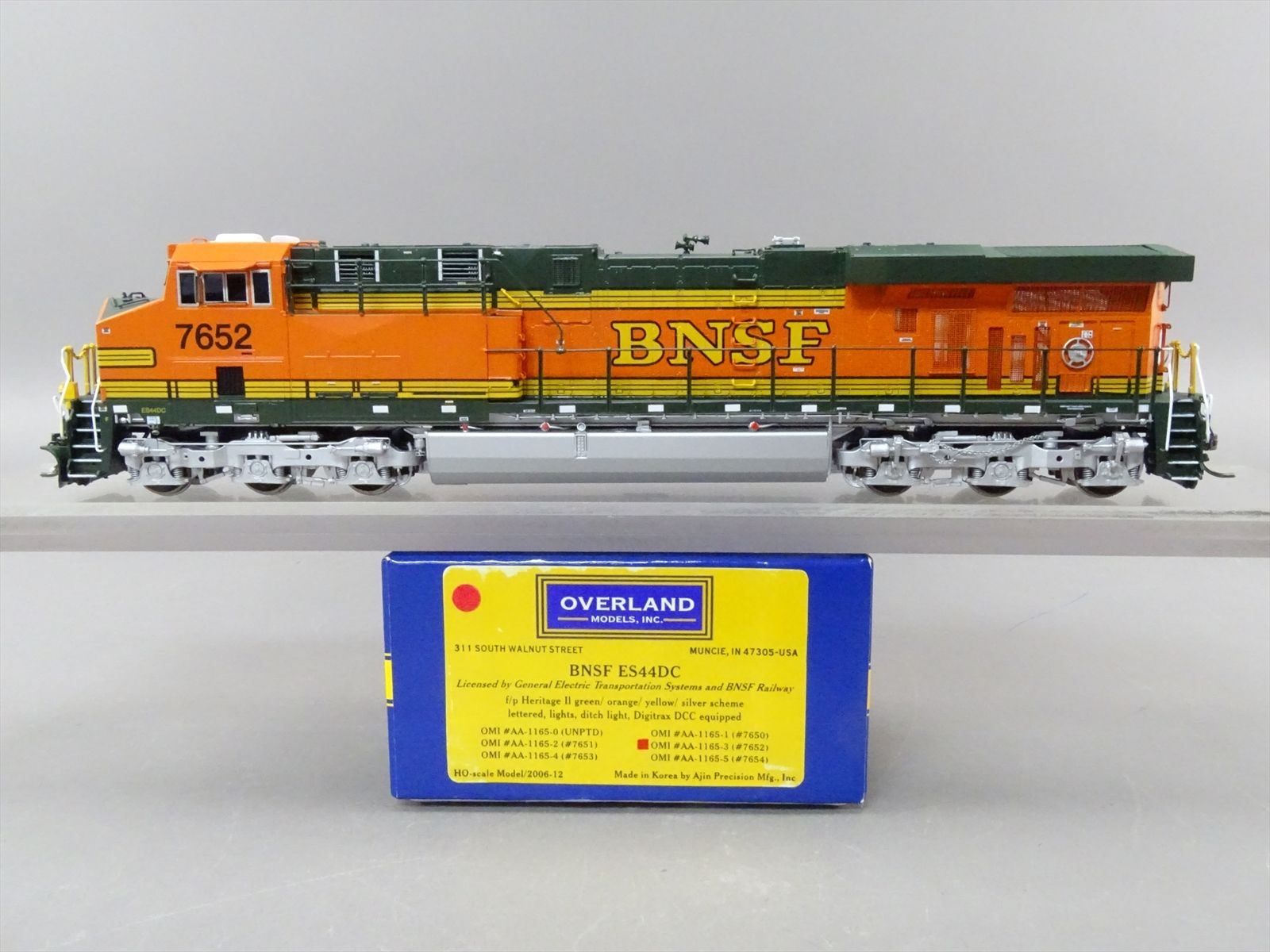 HO Brass Model - OMI AA-1165-2 BNSF Burlington Northern Santa Fe ES44DC ...