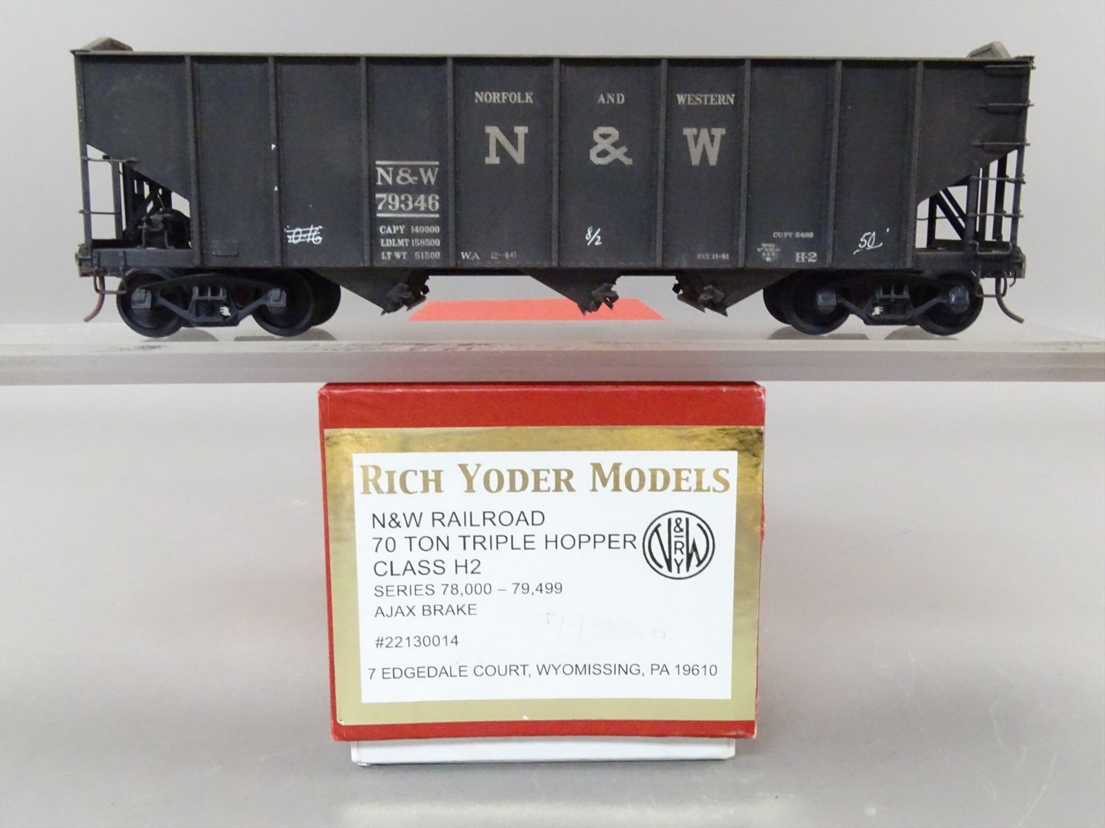 O Brass Model - RYM Rich Yoder 22130014 N&W Norfolk & Western H-2 70 ...