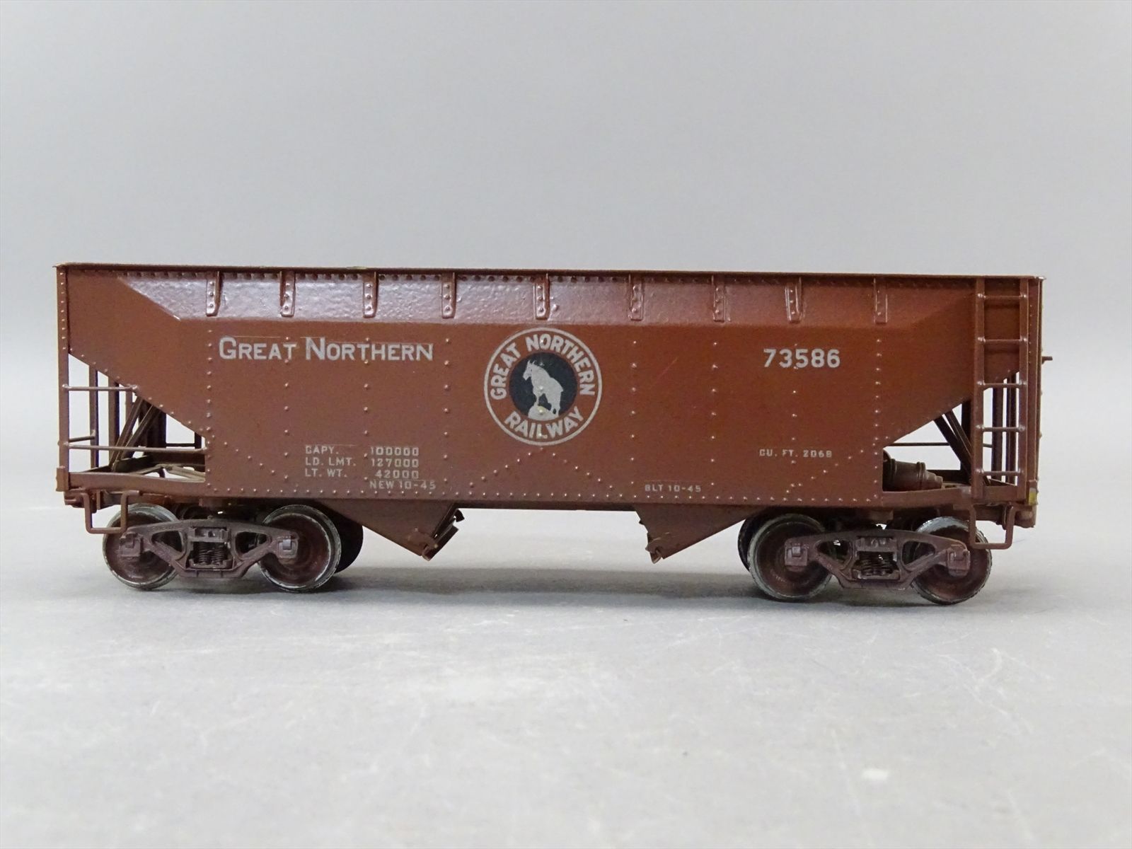 O Brass Model - USH 502 GN Great Northern Twin 2-Bay Offset Side Hopper ...
