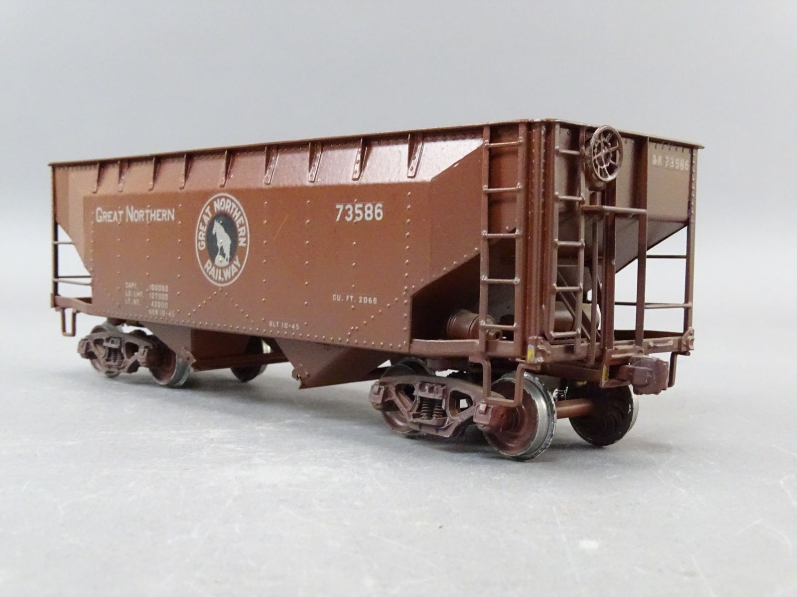 O Brass Model - USH 502 GN Great Northern Twin 2-Bay Offset Side Hopper ...