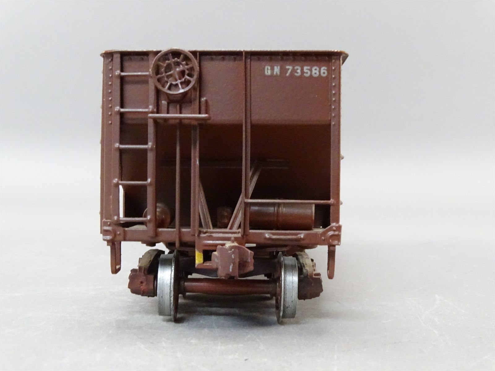 O Brass Model - USH 502 GN Great Northern Twin 2-Bay Offset Side Hopper Peaked Ends #73586 ...