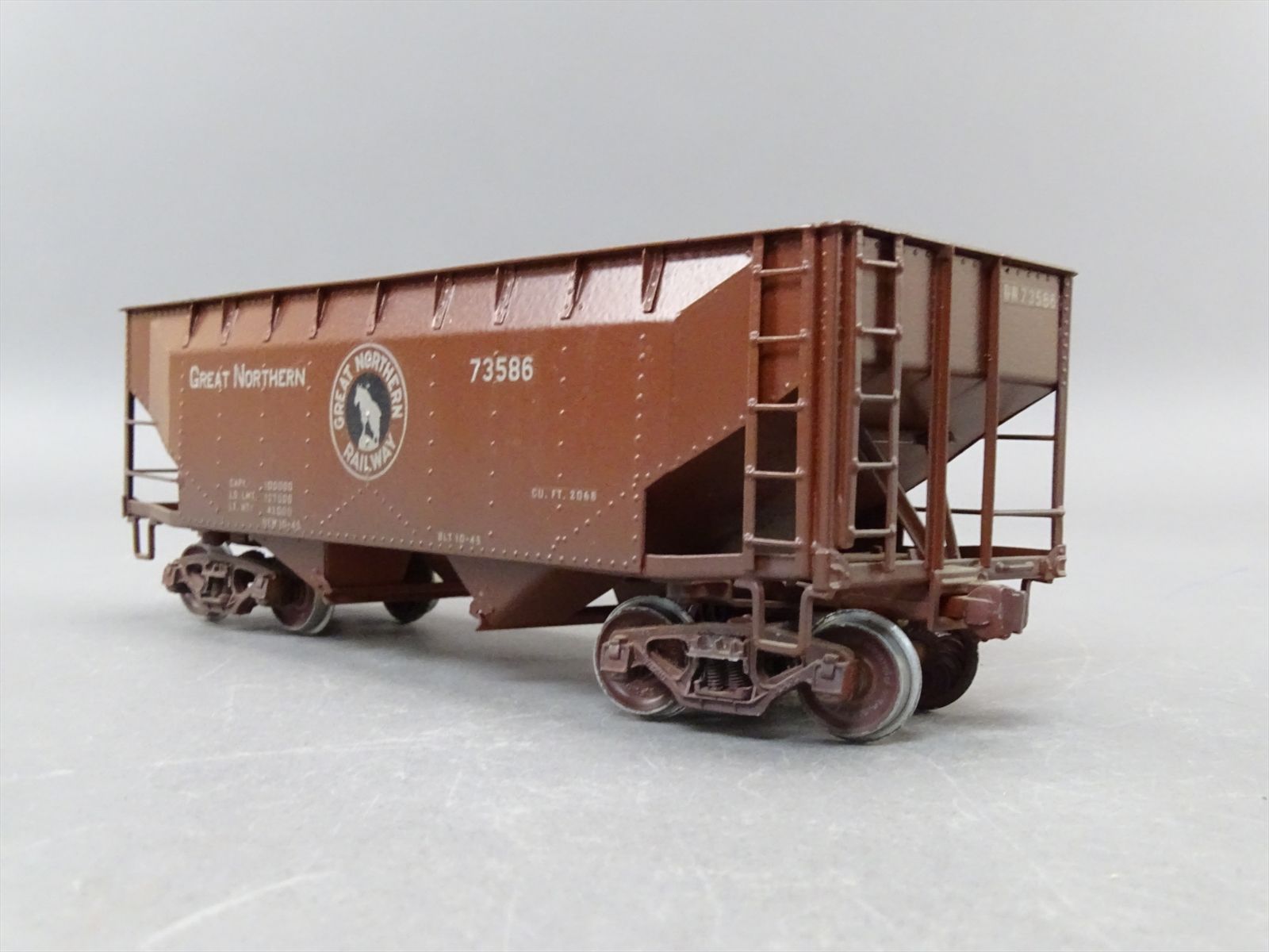 O Brass Model - USH 502 GN Great Northern Twin 2-Bay Offset Side Hopper ...