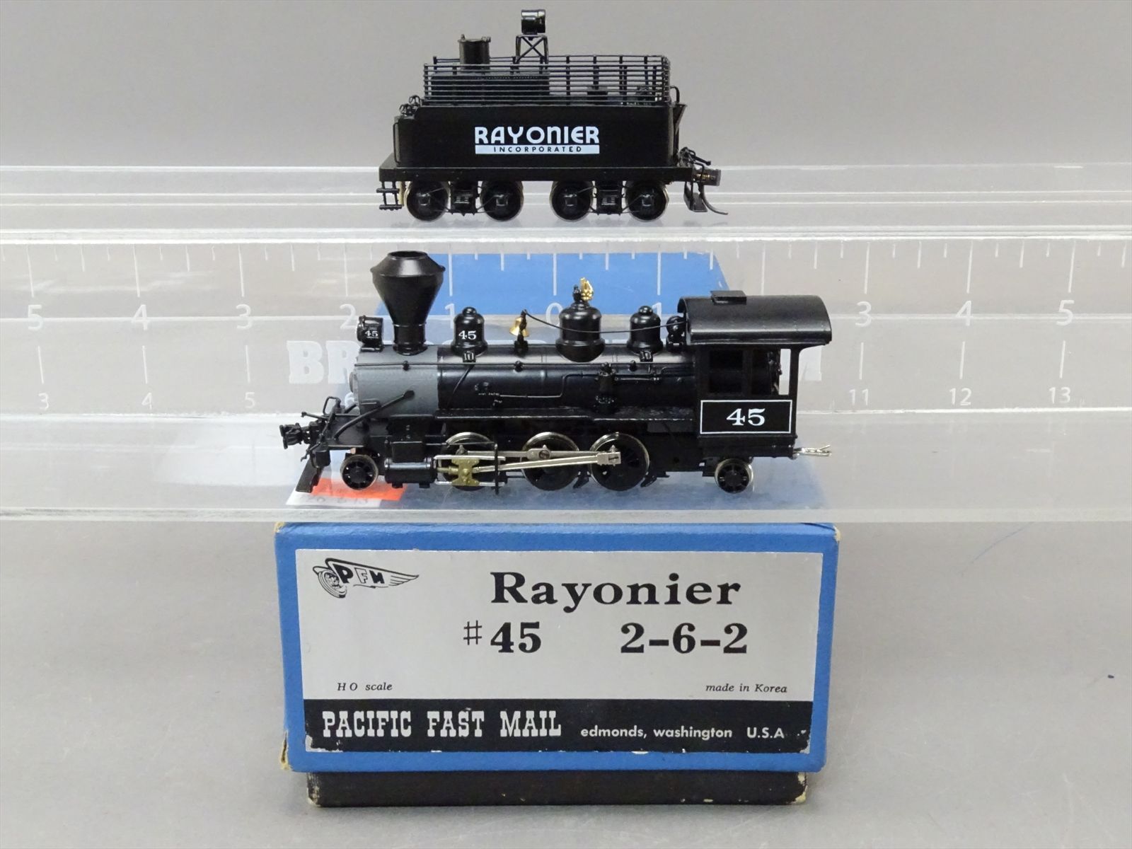 HO Brass Model - PFM Rayonier Incorporated 2-6-2 Logging Loco #45 ...