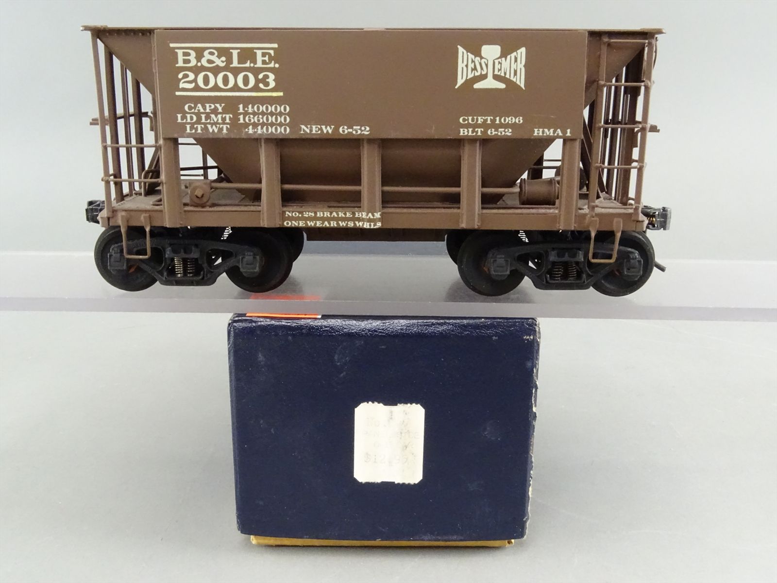 O Brass Model - USH 515 B&LE Bessemer & Lake Erie Ribbed Side Ore Car ...