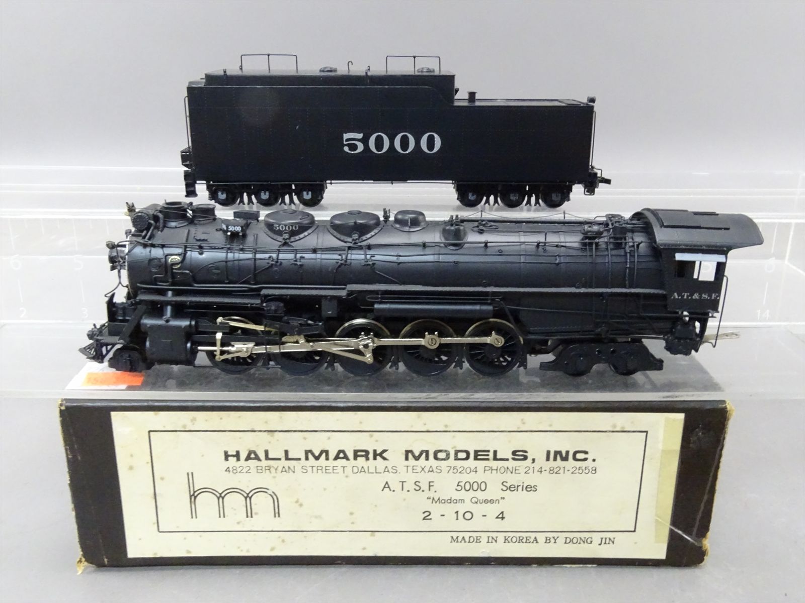 HO Brass Model - Hallmark AT&SF Santa Fe Madam Madame Queen 2-10-4 ...