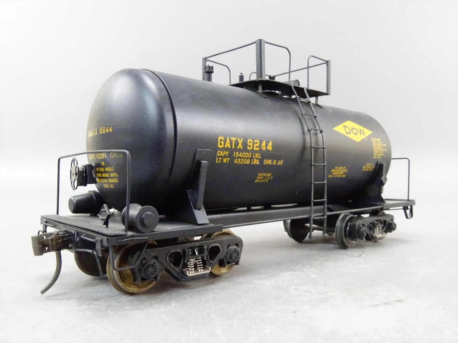 O Brass Model - USH U.S. Hobbies GATX DOW Tiny Tank Car #9244 - Fair ...