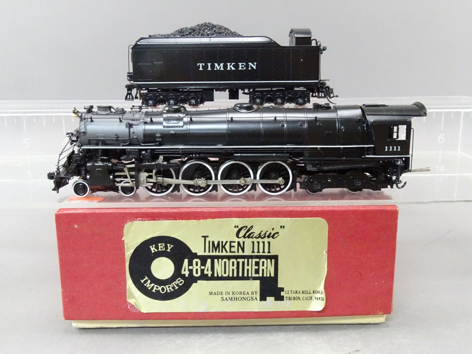 HO Brass Model - Key Timken Aces 4-8-4 Northern #1111 Black Boiler ...