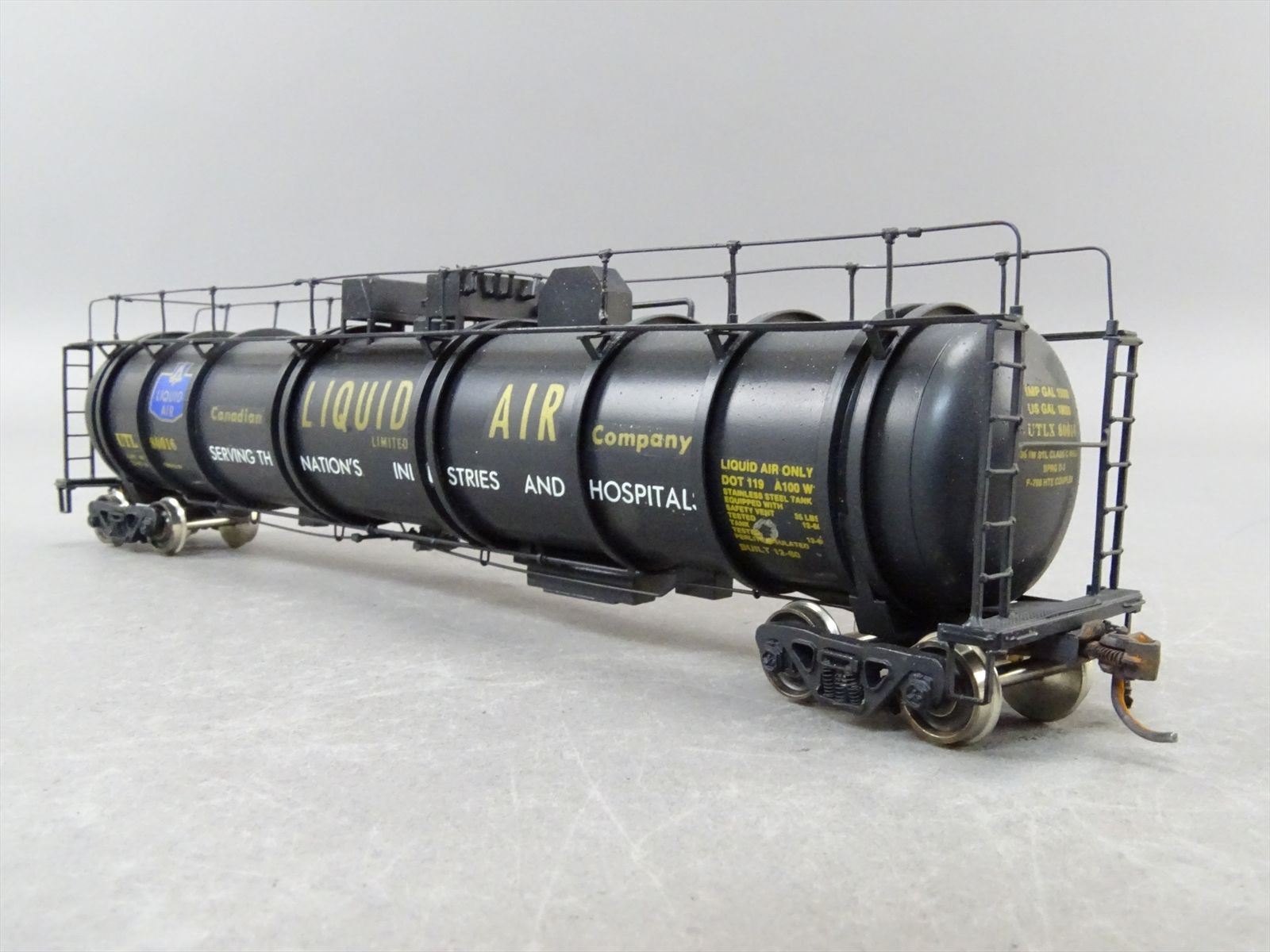 HO Brass Model - OMI 3029 UTLX Canadian Liquid Air Company 61' Liquid ...