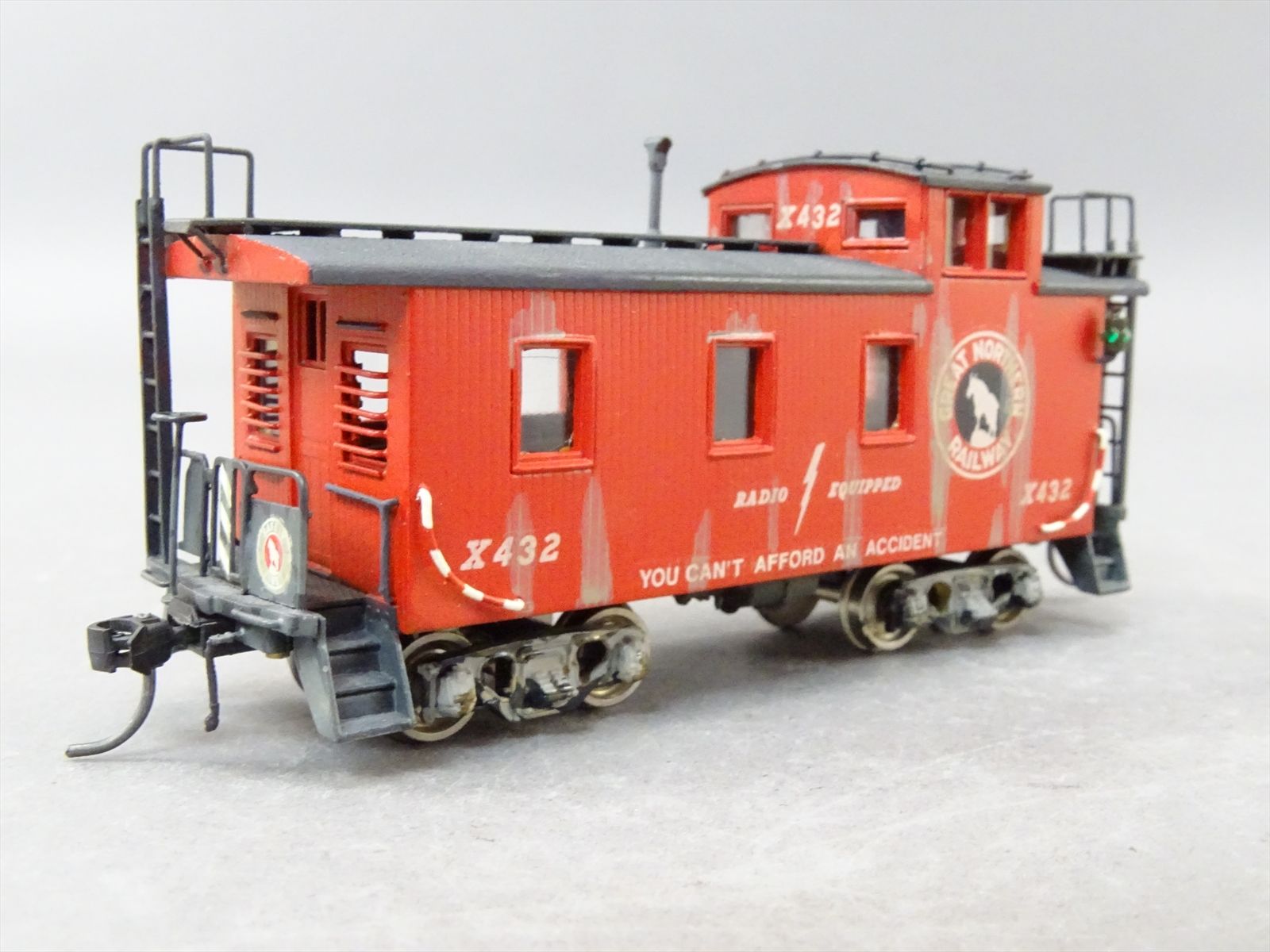 HO Brass Model - Oriental GN Great Northern 25' Wood Caboose w/ Cupola ...