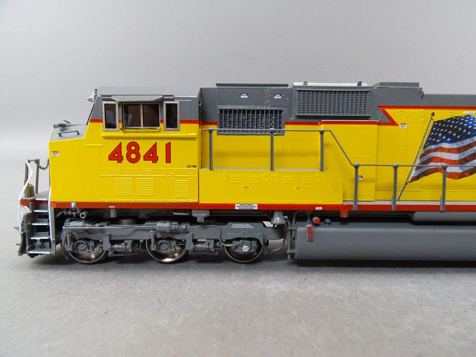 HO Brass Model - OMI 087010039.1 UP Union Pacific SD70M Phase II Cab #4841 - F/P - 2004 Run ...