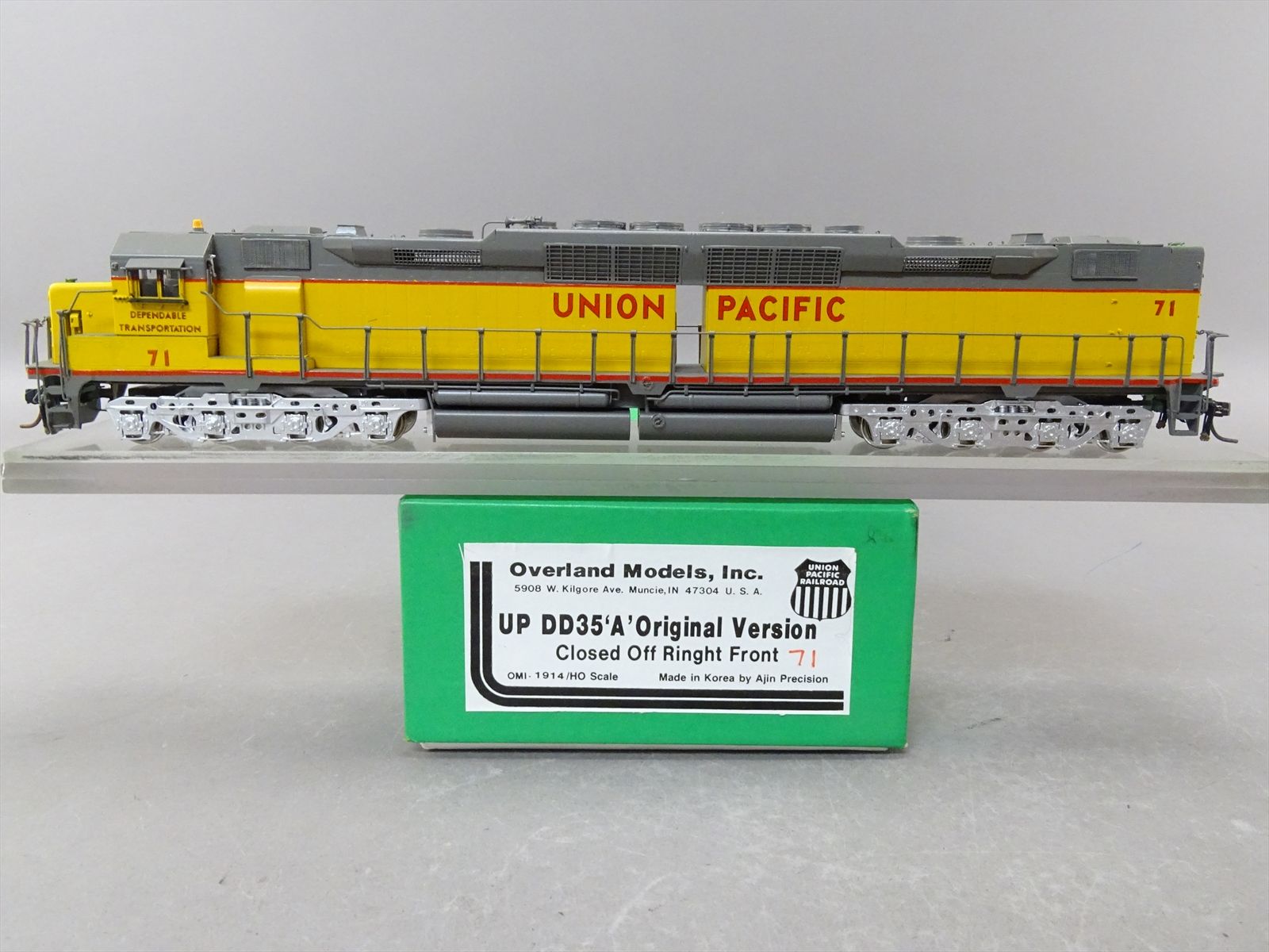 HO Brass Model - OMI 1914 UP Union Paciifc DD35 DD35A Original #71 ...