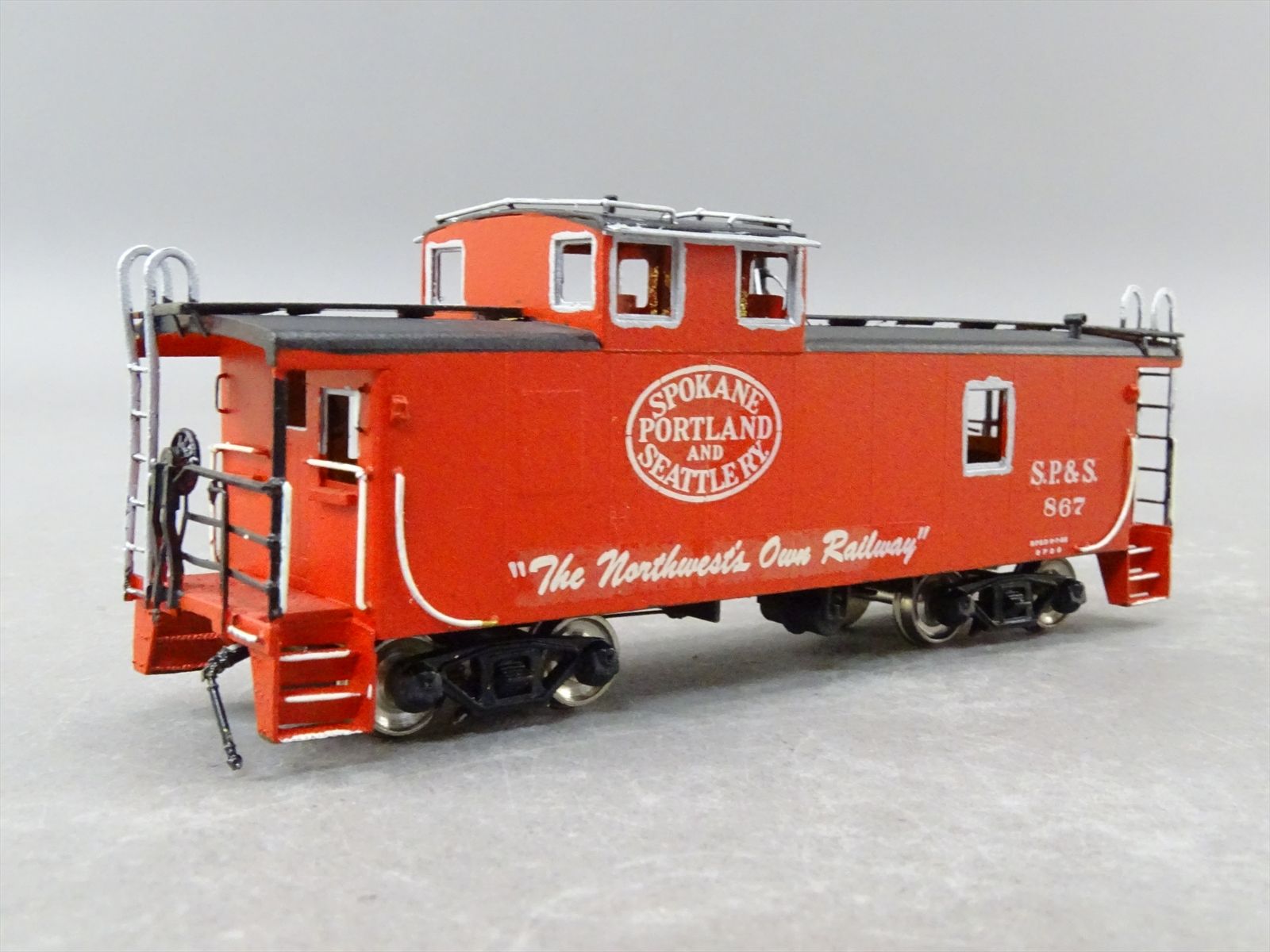 HO Brass Model - OMI 1114 SP&S Spokane Portland & Seattle Steel Caboose ...