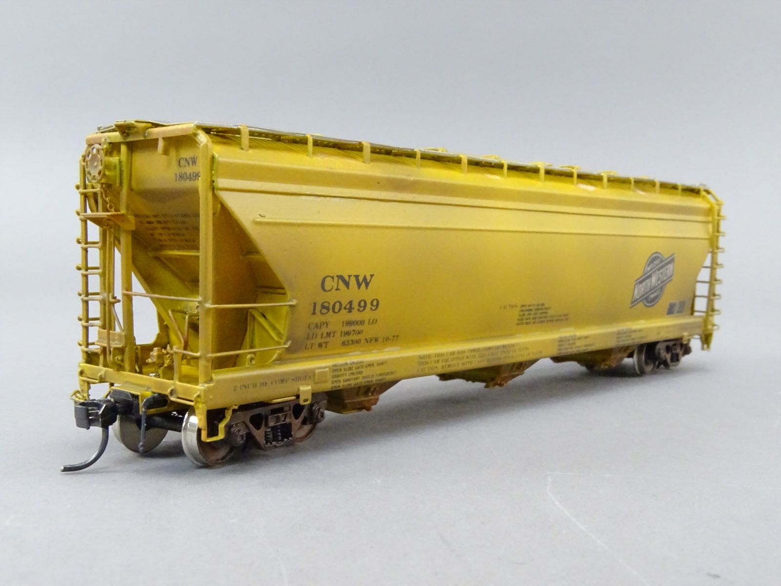 HO Brass Model - OMI 3090 C&NW Chicago & Northwestern ACF 3 Bay ...