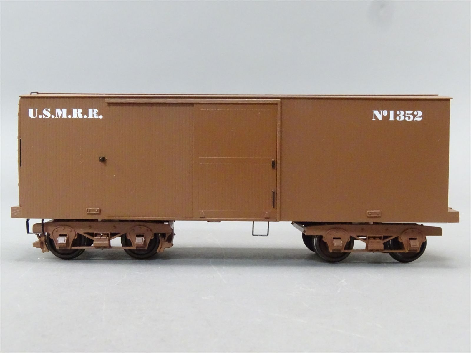 O 3-Rail Brass Model - SMR USMRR US Military 32' Boxcar 1863 Era #1352 ...