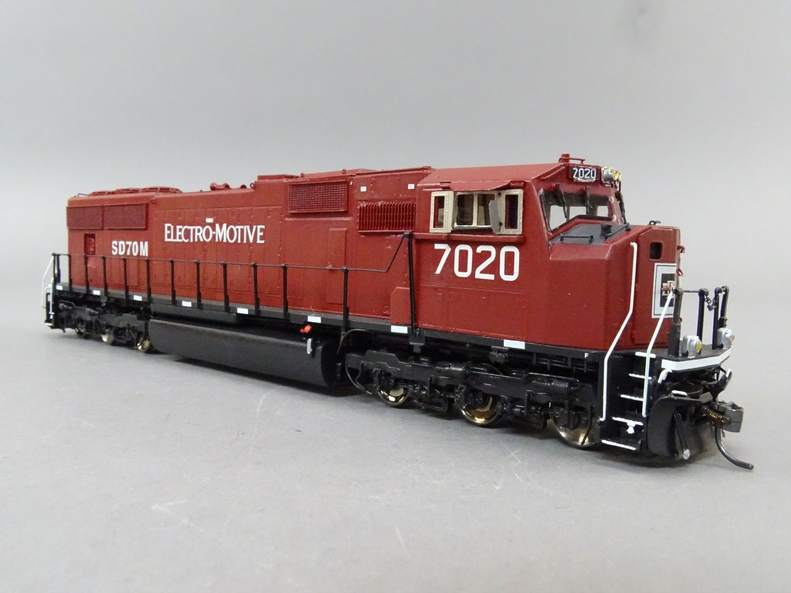 HO Brass Model - OMI 6602.2 EMD SD70M Demo Demonstrator #7020 Maroon - F/P - 1996 Run - Ajin