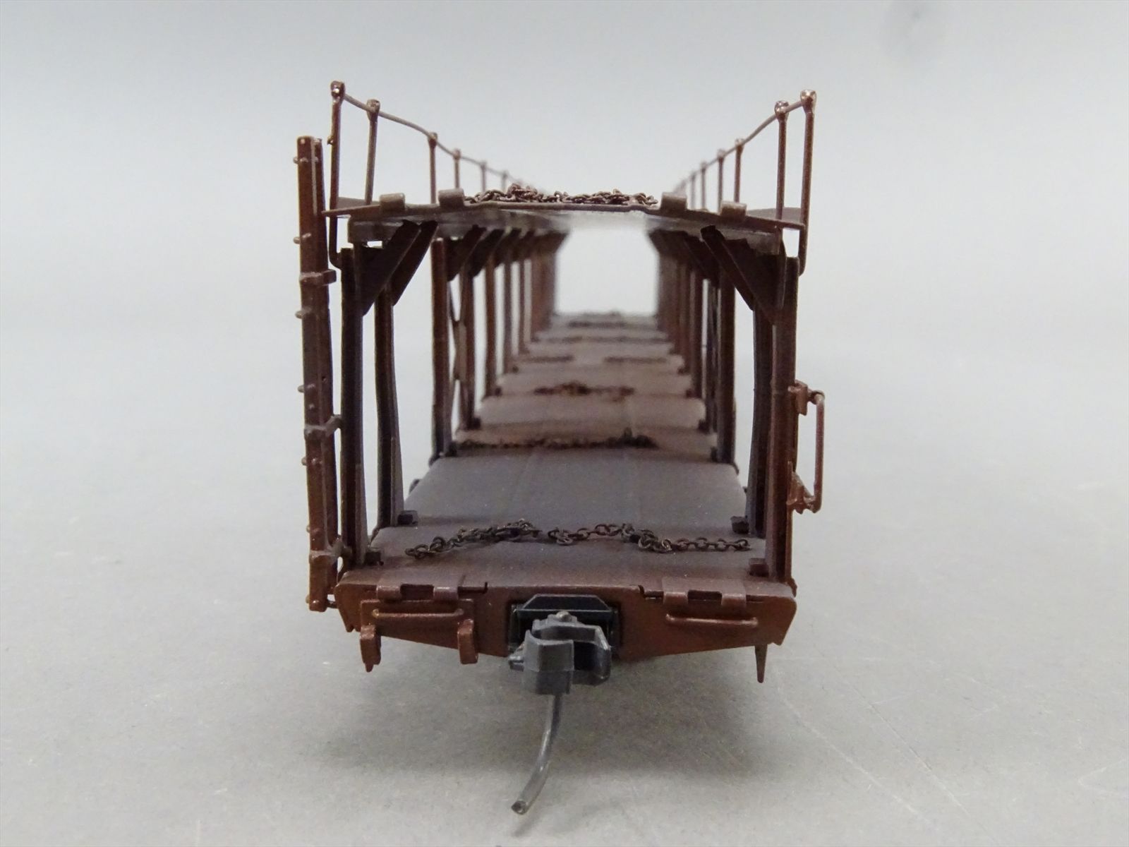 HO Brass Model - OMI 1354 Milwaukee Road Bi-Level Auto Rack Open Type ...