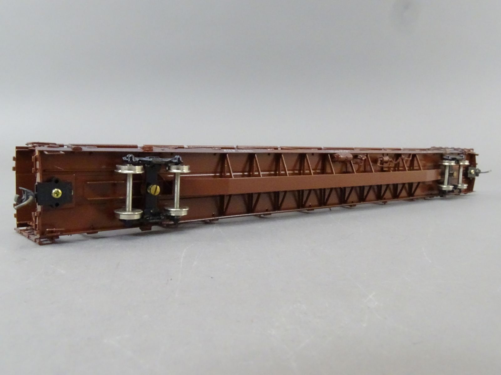 HO Brass Model - OMI 1354 Milwaukee Road Bi-Level Auto Rack Open Type ...