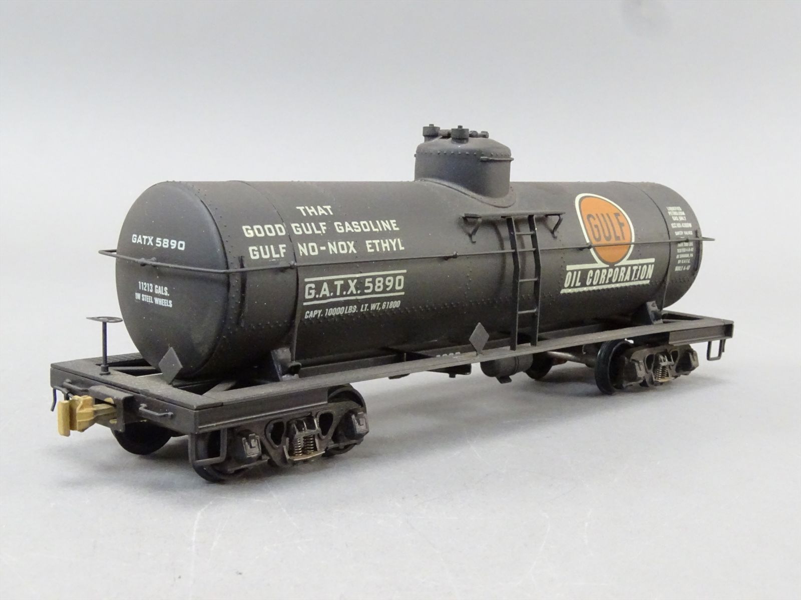 O Brass Model - USH 301 GATX Gulf Oil 8000 Gallon Single Dome Tank Car ...