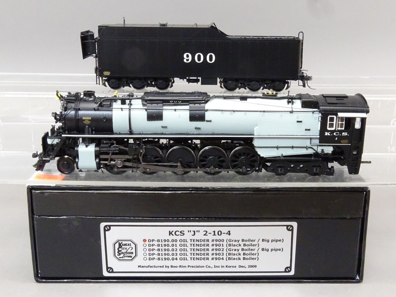 HO Brass Model - DP 8190.00 KCS Kansas City Southern 2-10-4 J Gray ...