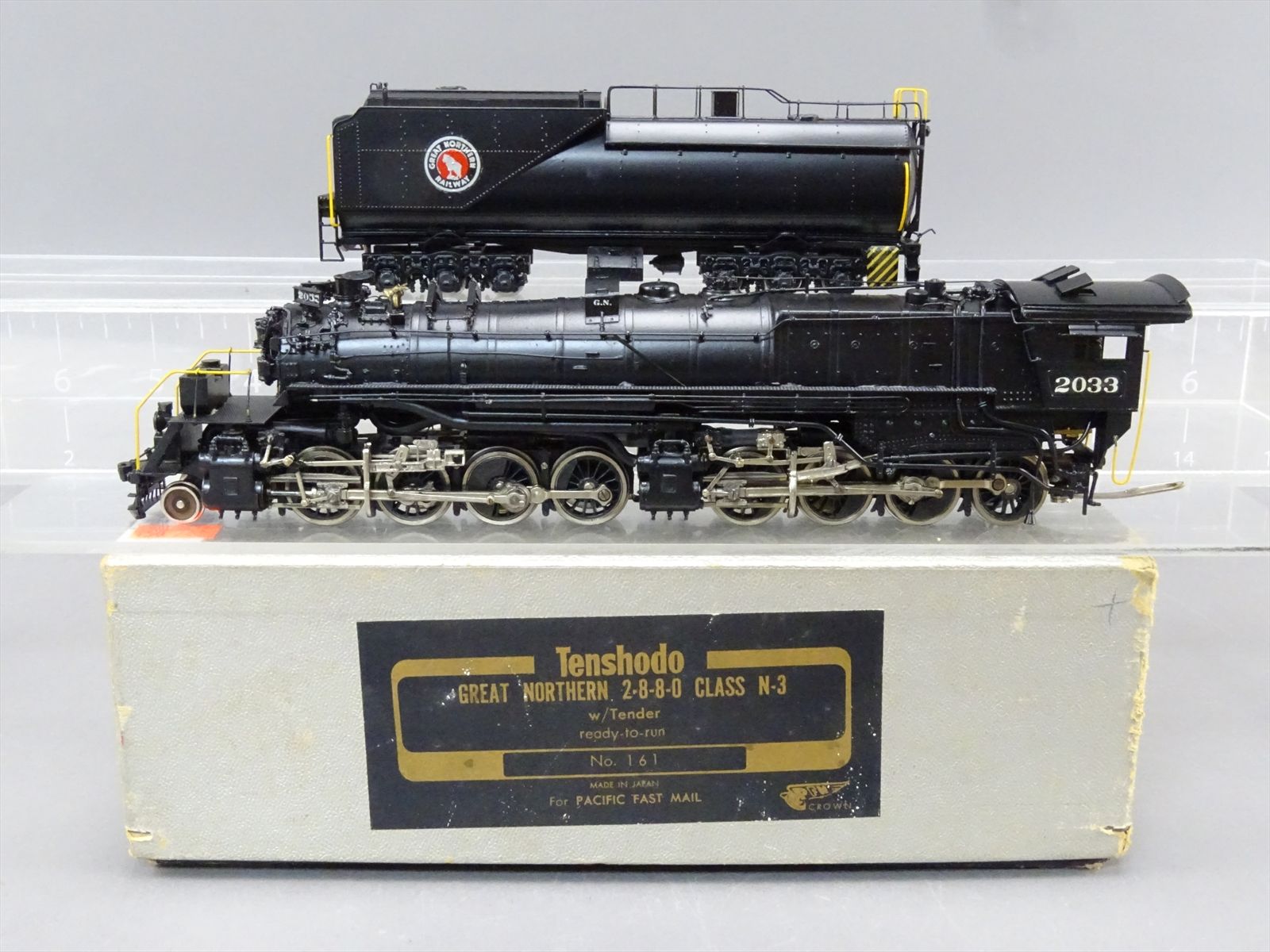 HO Brass Model - PFM GN Great Northern N-3 2-8-8-0 #2033 - F/P - 1968 ...