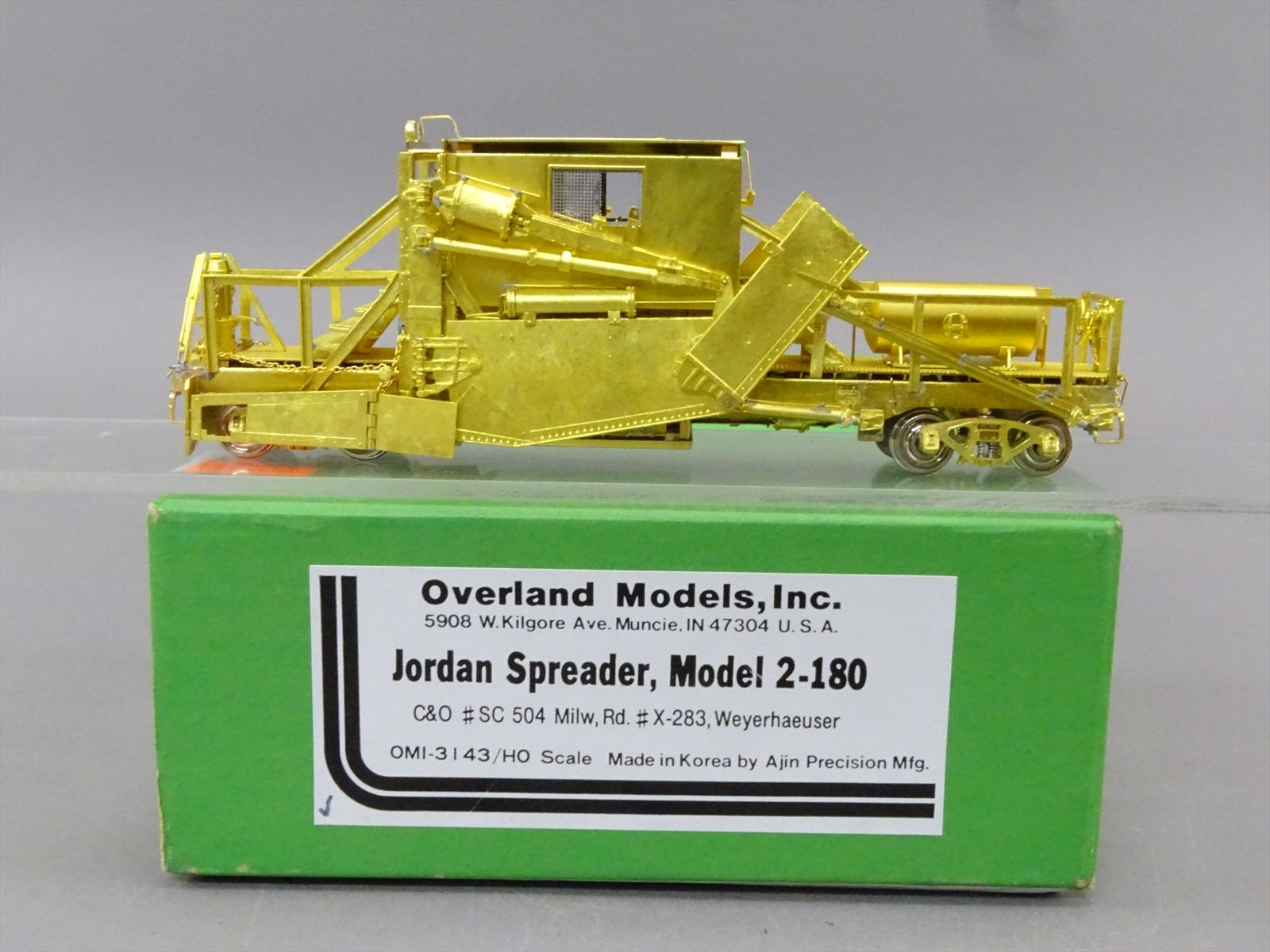 HO Brass Model - OMI 3143 C&O Chesapeake & Ohio Model 2-180 Jordan ...
