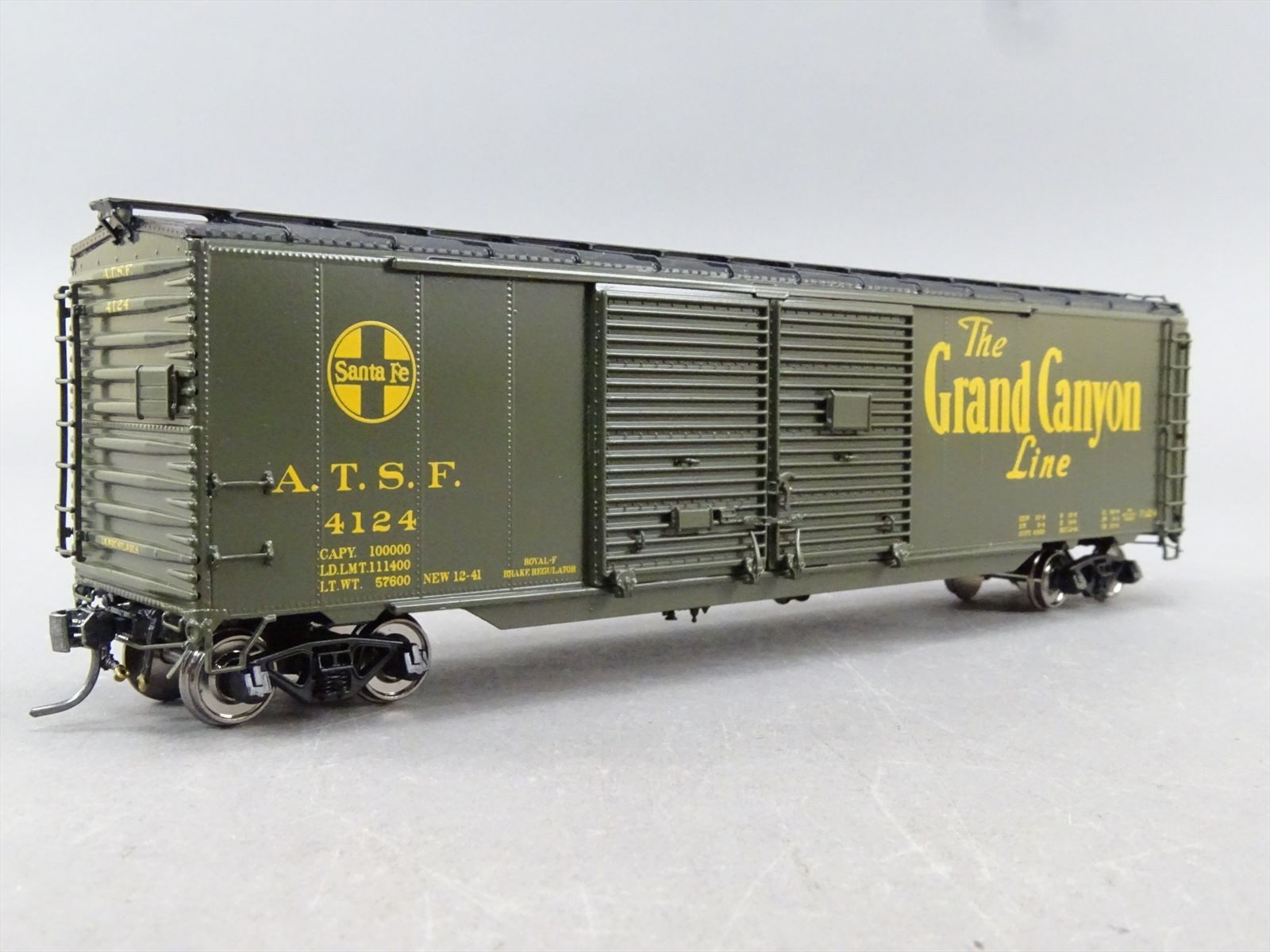 HO Brass Model - TCY 0441.2 AT&SF Santa Fe Express Boxcar Box Car Grand ...