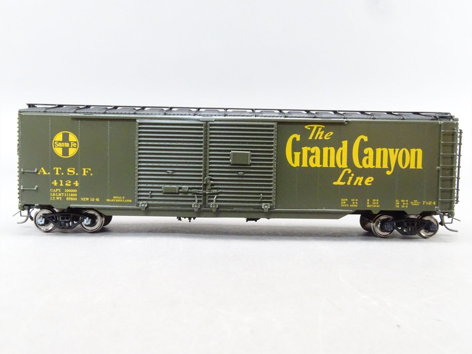 HO Brass Model - TCY 0441.2 AT&SF Santa Fe Express Boxcar Box Car Grand ...
