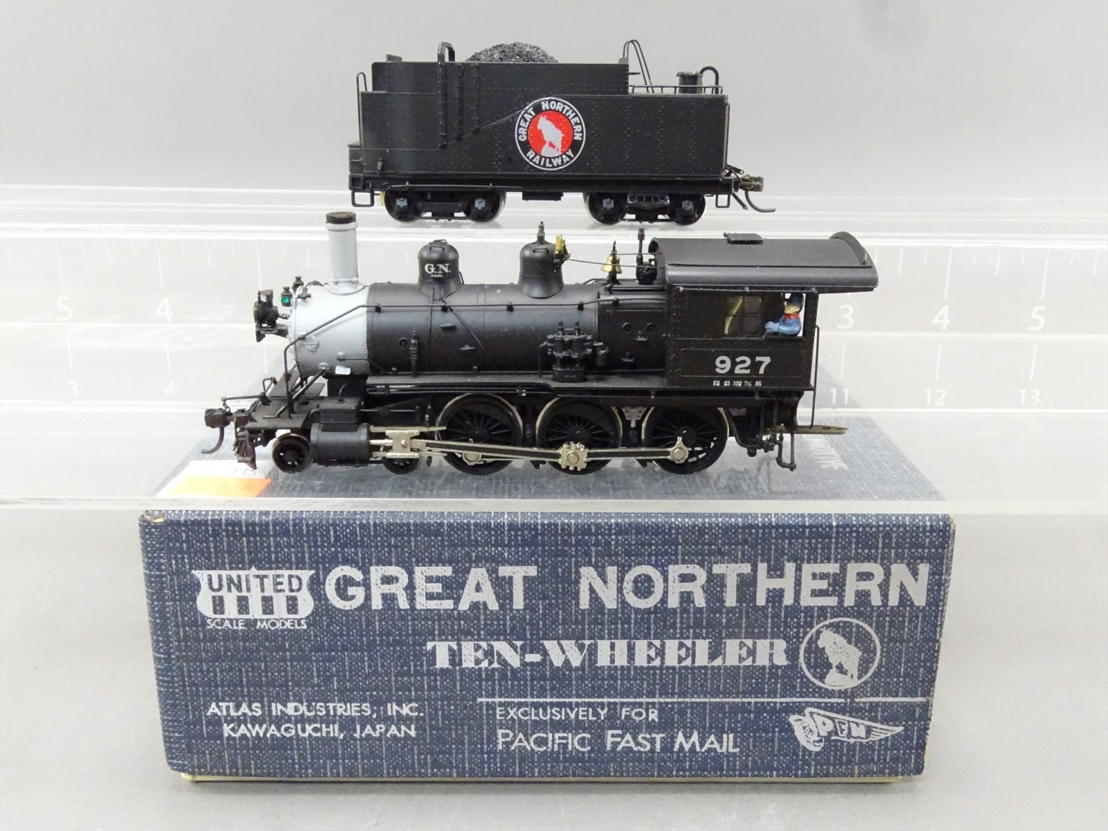 HO Brass Model - PFM GN Great Northern Ten Wheeler E-6 4-6-0 #927 ...