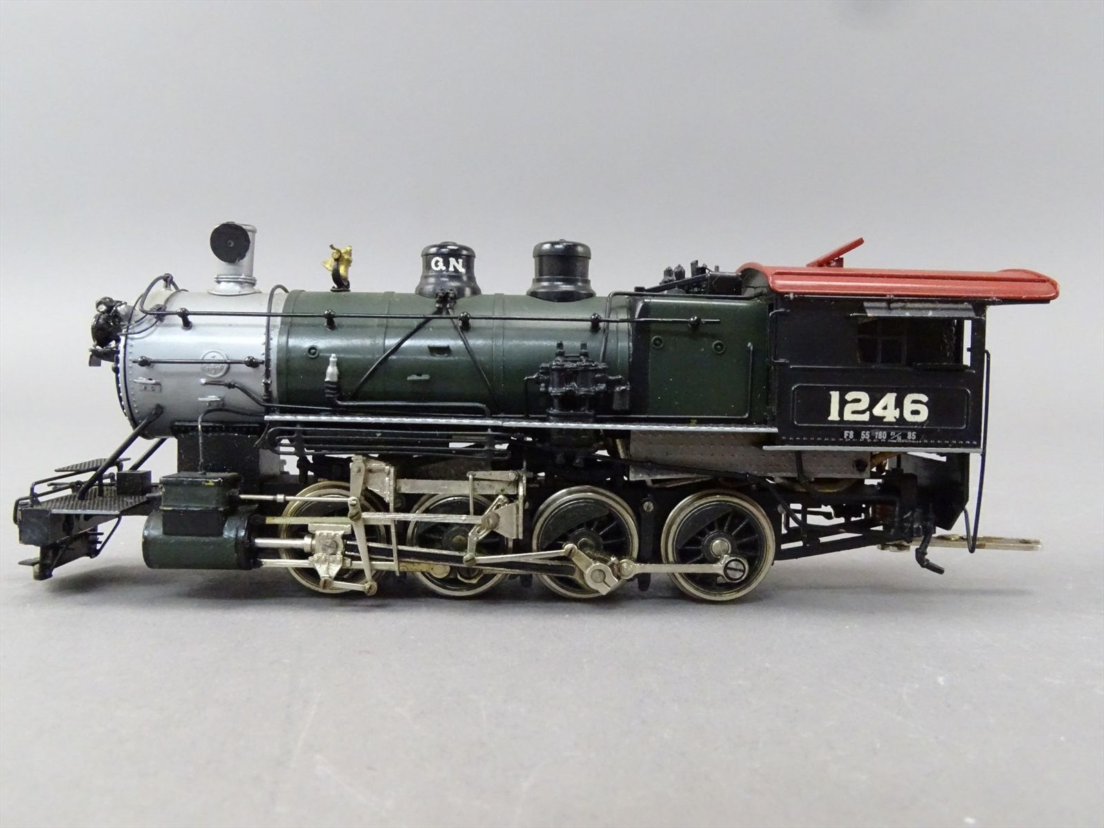 HO Brass Model - PFM 158 GN Great Northern F-8 2-8-0 #1246 Glacier Park ...