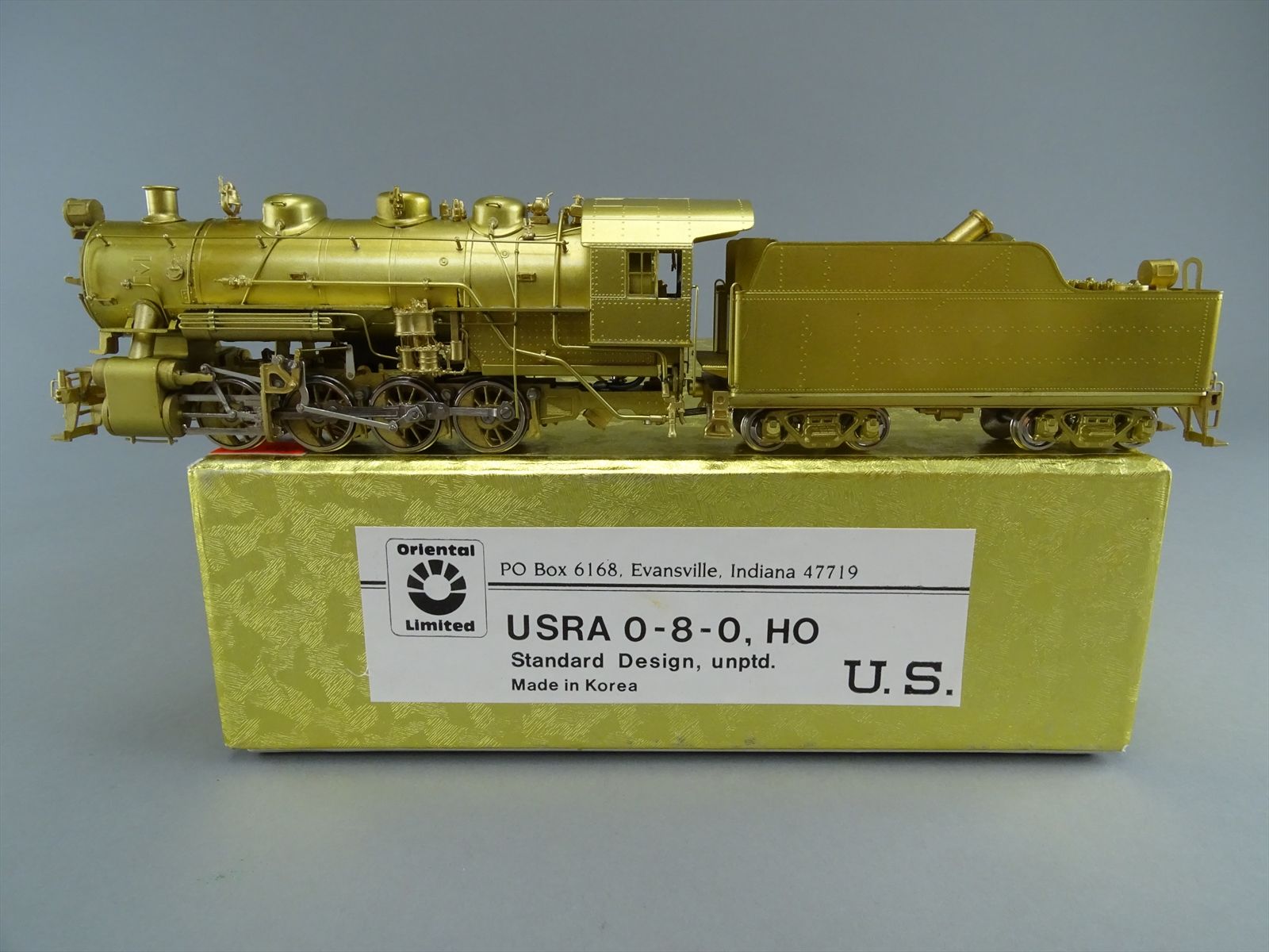 HO Brass Model - Oriental USRA 0-8-0 Standard Design Switcher ...